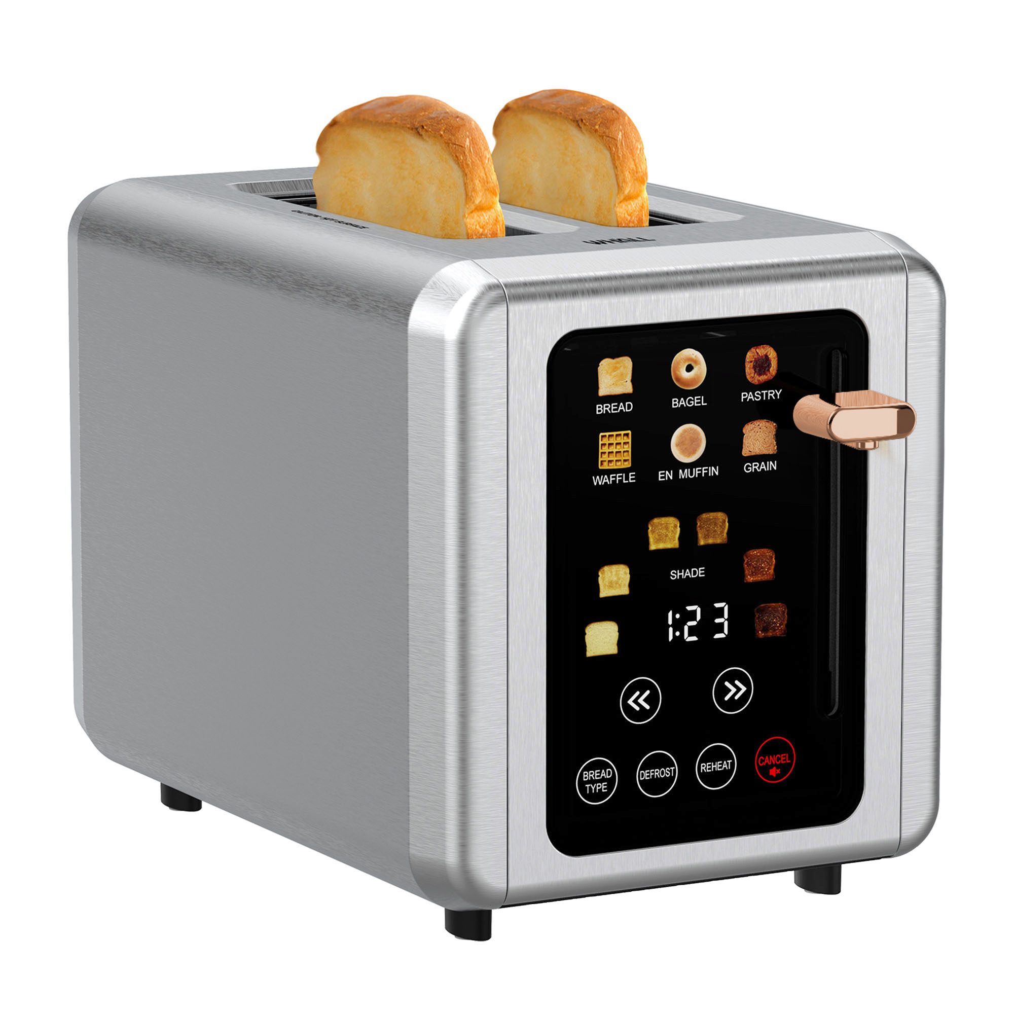 Brentwood 2-Slice Cool-Touch Toaster with Extra-Wide Slots (White and ...
