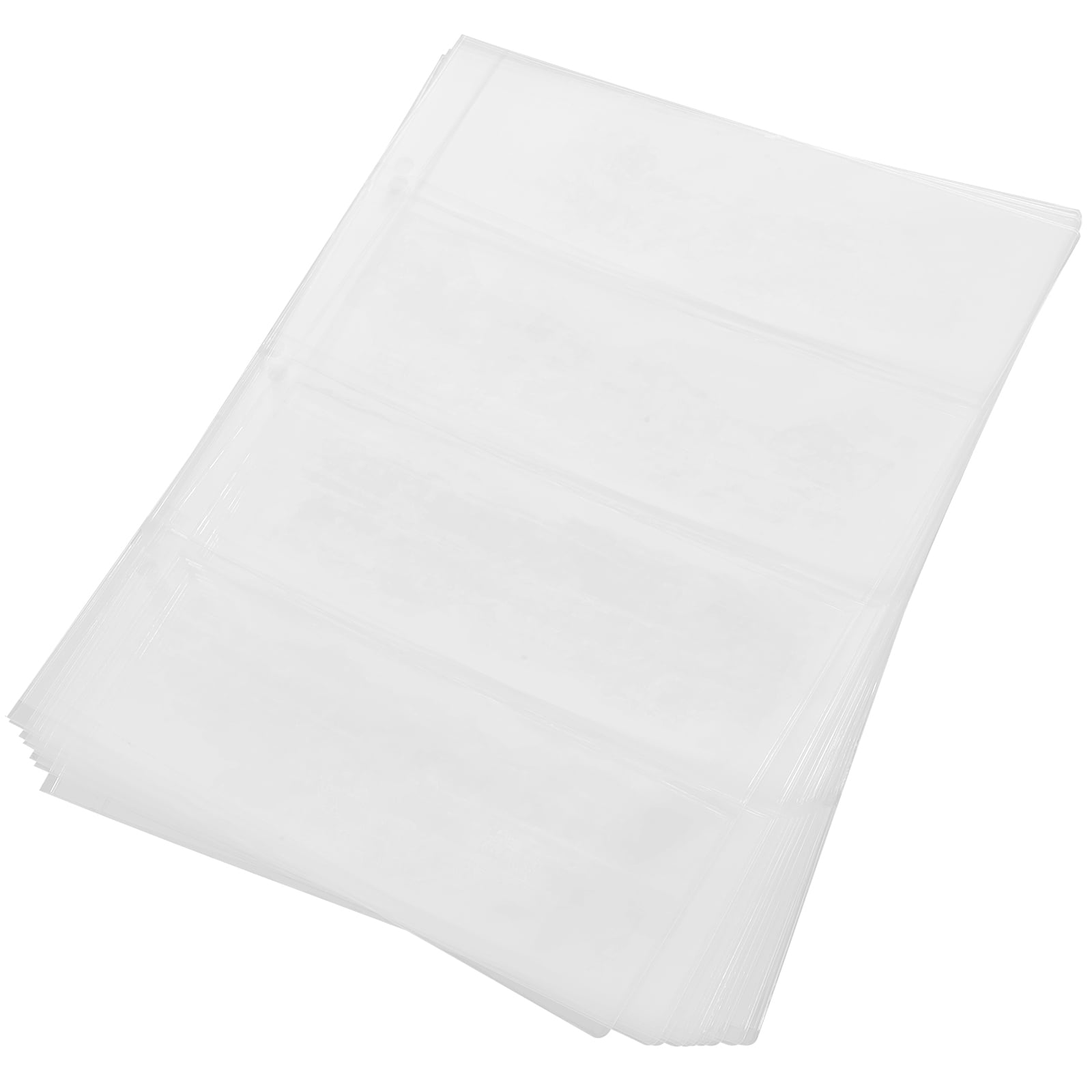 WHAMVOX 1 Bag of Transparent Bill Money Bags Banknotes Holders ...