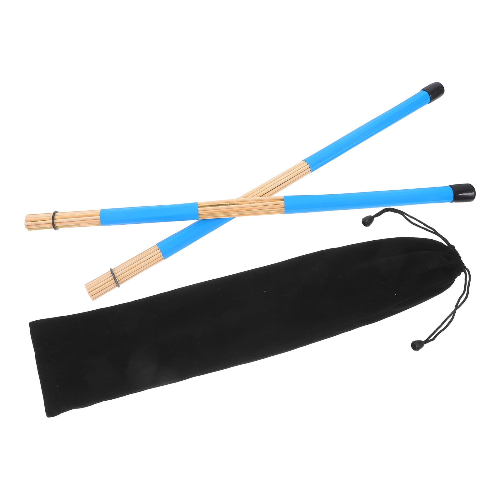 WHAMVOX 1 Pair 19-Bundle Bamboo Jazz Drum Rods Wooden Drumstick Bundles ...
