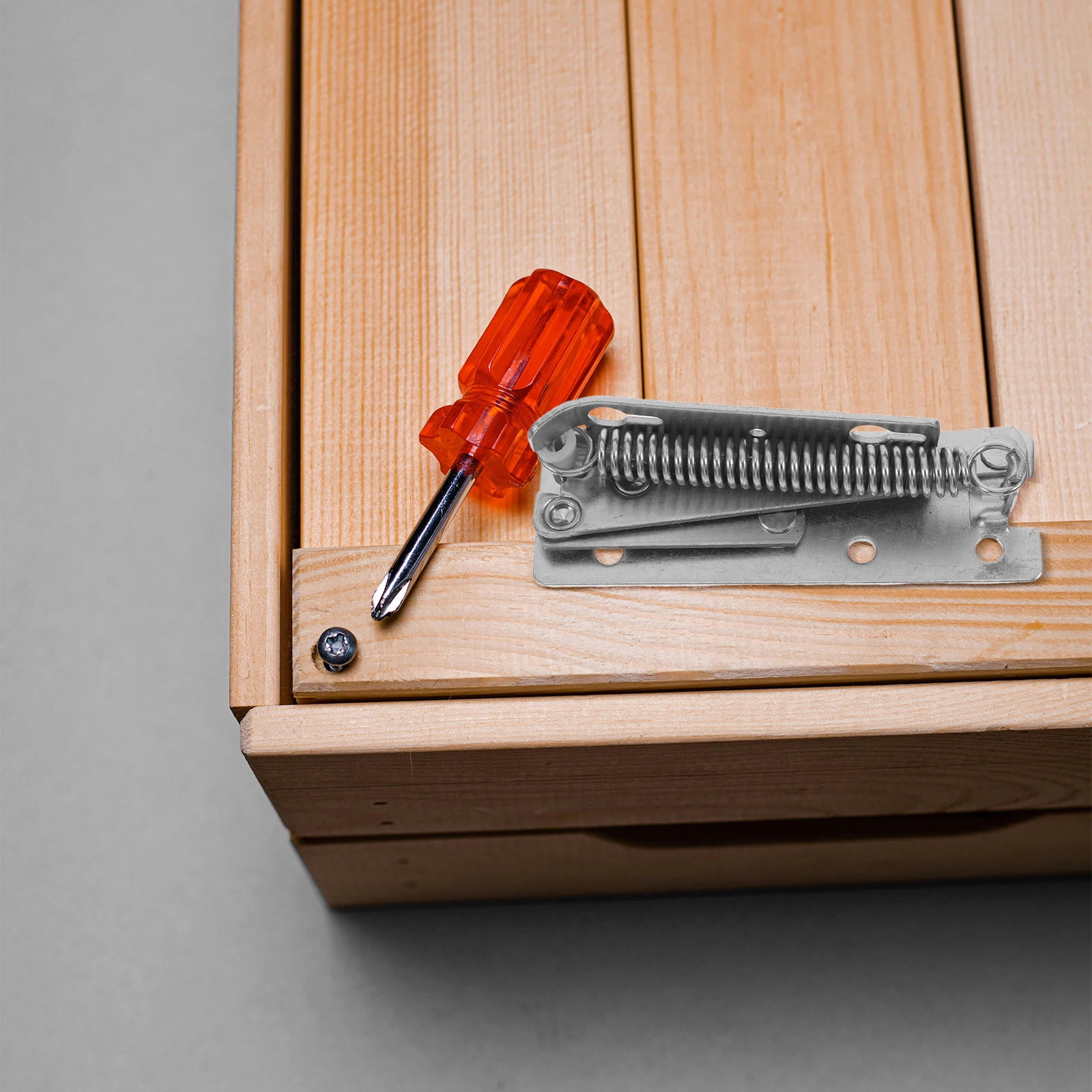 WHAMVOX 1 Pair 90 Degree Surface Mount Spring Hinges Sofa Bed Lift ...