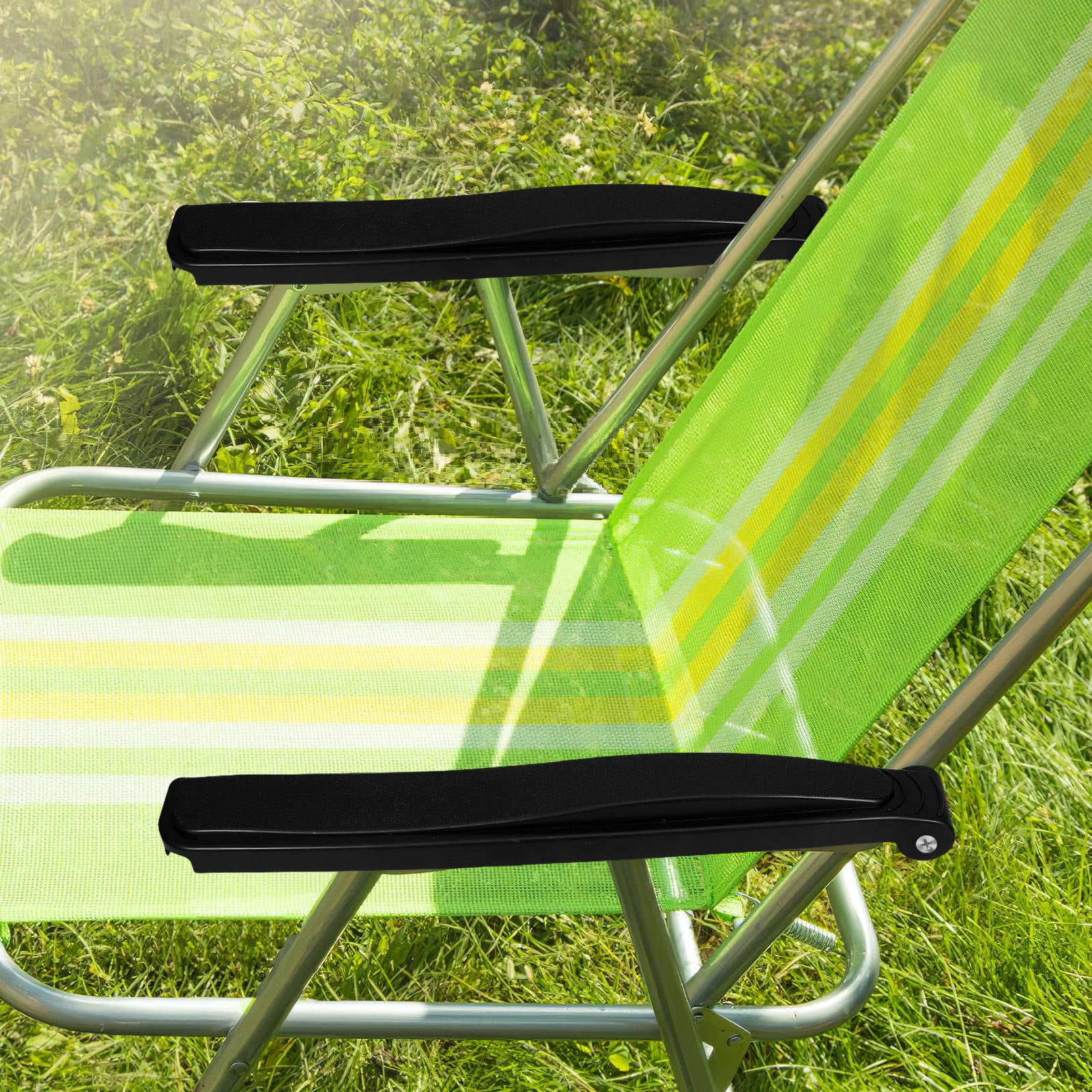 WHAMVOX 1 Pair Folding Chair Armrest Replacement Pad Ergonomic Beach ...