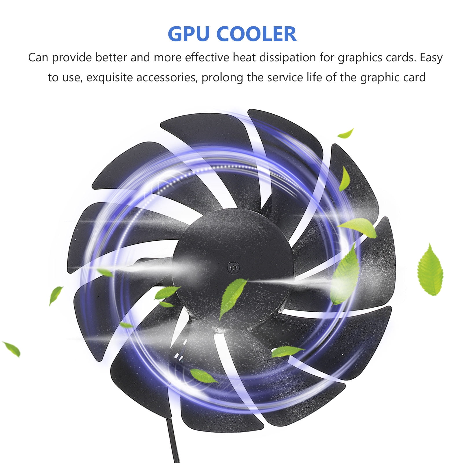 WHAMVOX 1 Pair GPU Cooler Graphic Card Cooling Fan Compatible for ...