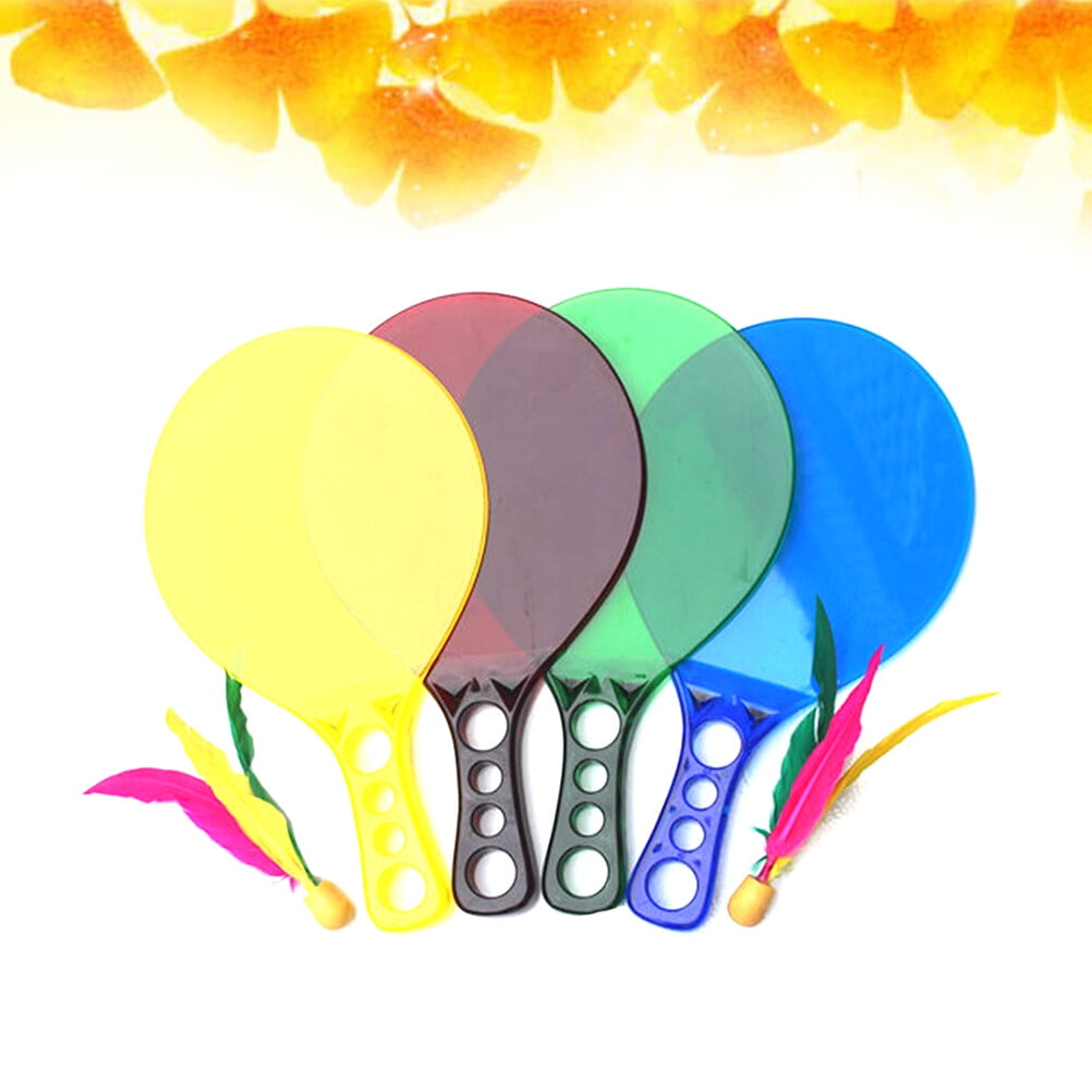 WHAMVOX 1 Pair Plastic Board Badminton Bat Beach Board Bat Ball Game ...