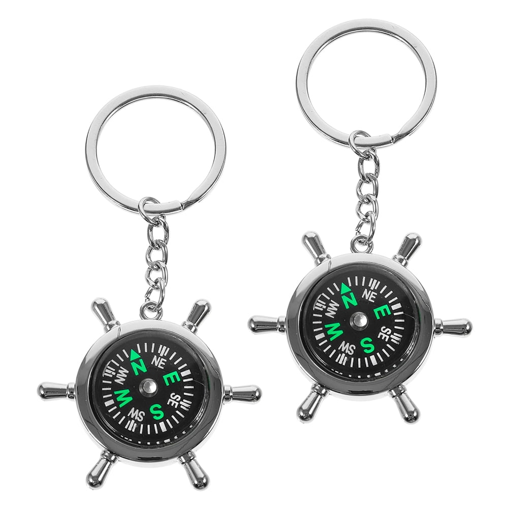 WHAMVOX 1 Pair Pocket Compass Portable Mini Compass Rudder Compass ...