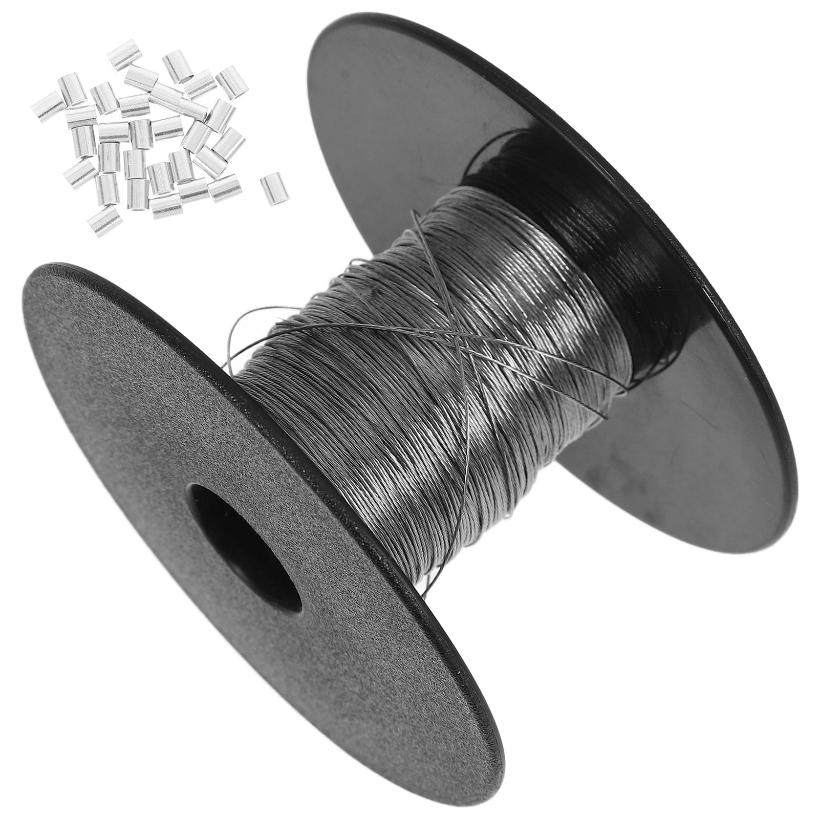 WHAMVOX 1 Roll Heavy Duty Stainless Steel Picture Hanging Wire with 30 ...
