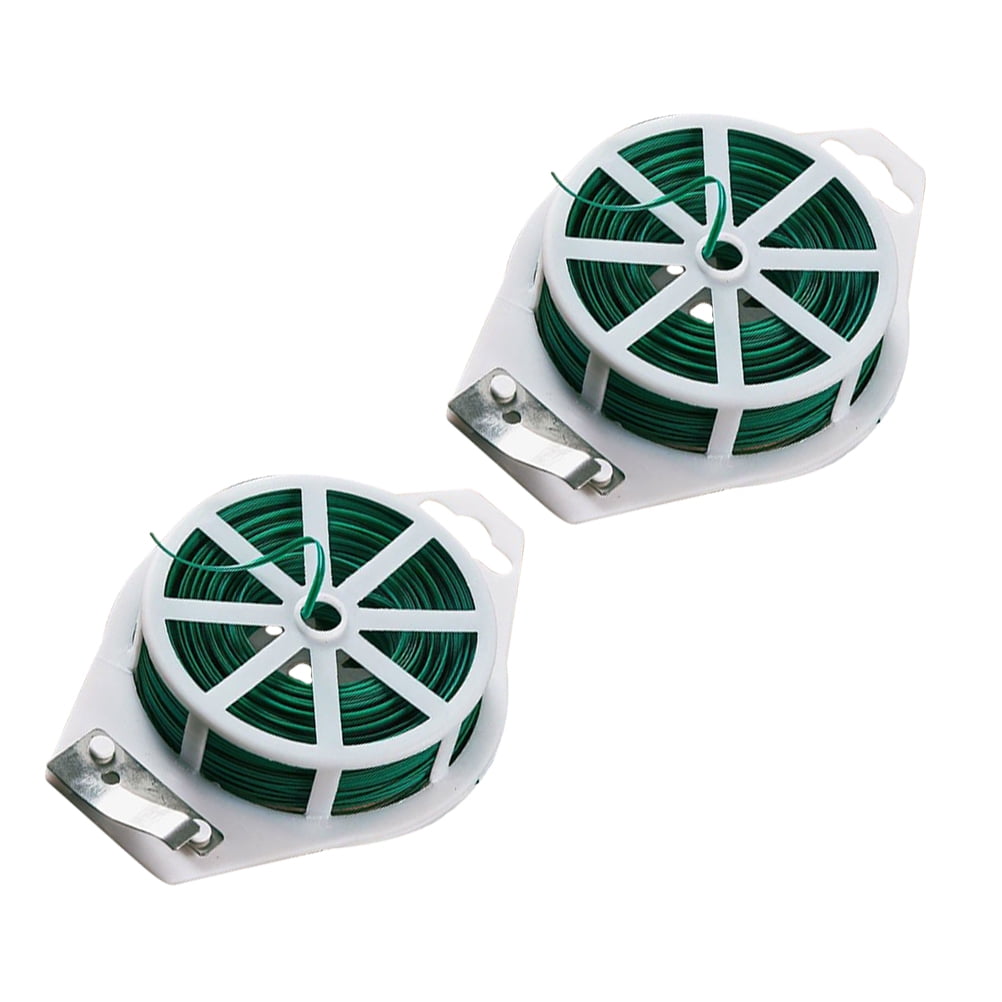 WHAMVOX 1 Roll of Multi-purpose Tie Green Tie Garden Vine Binding Wire ...