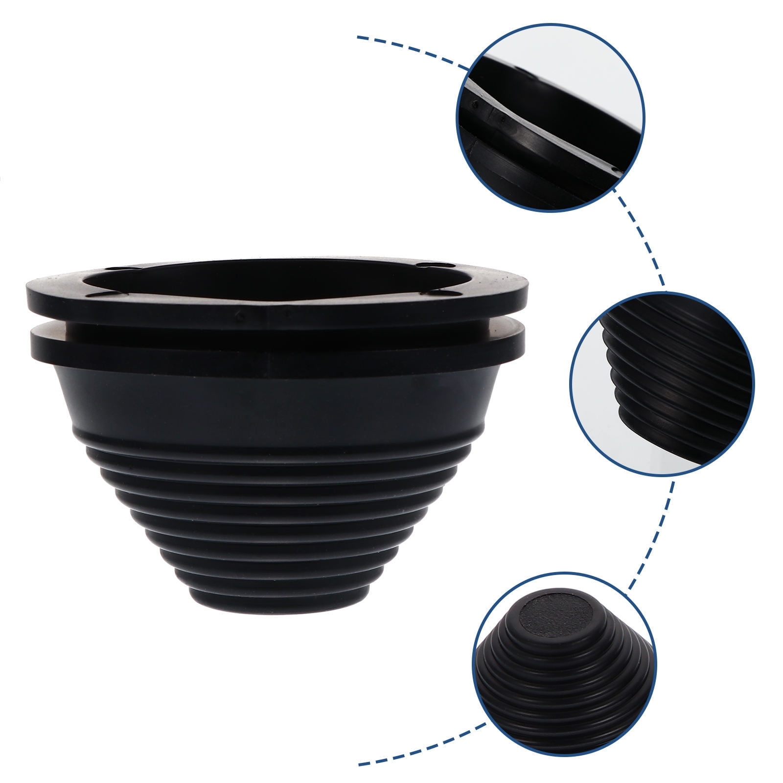 WHAMVOX 1 Set 4Pcs Hole Grommets Synthetic Rubber Grommets Firewall ...