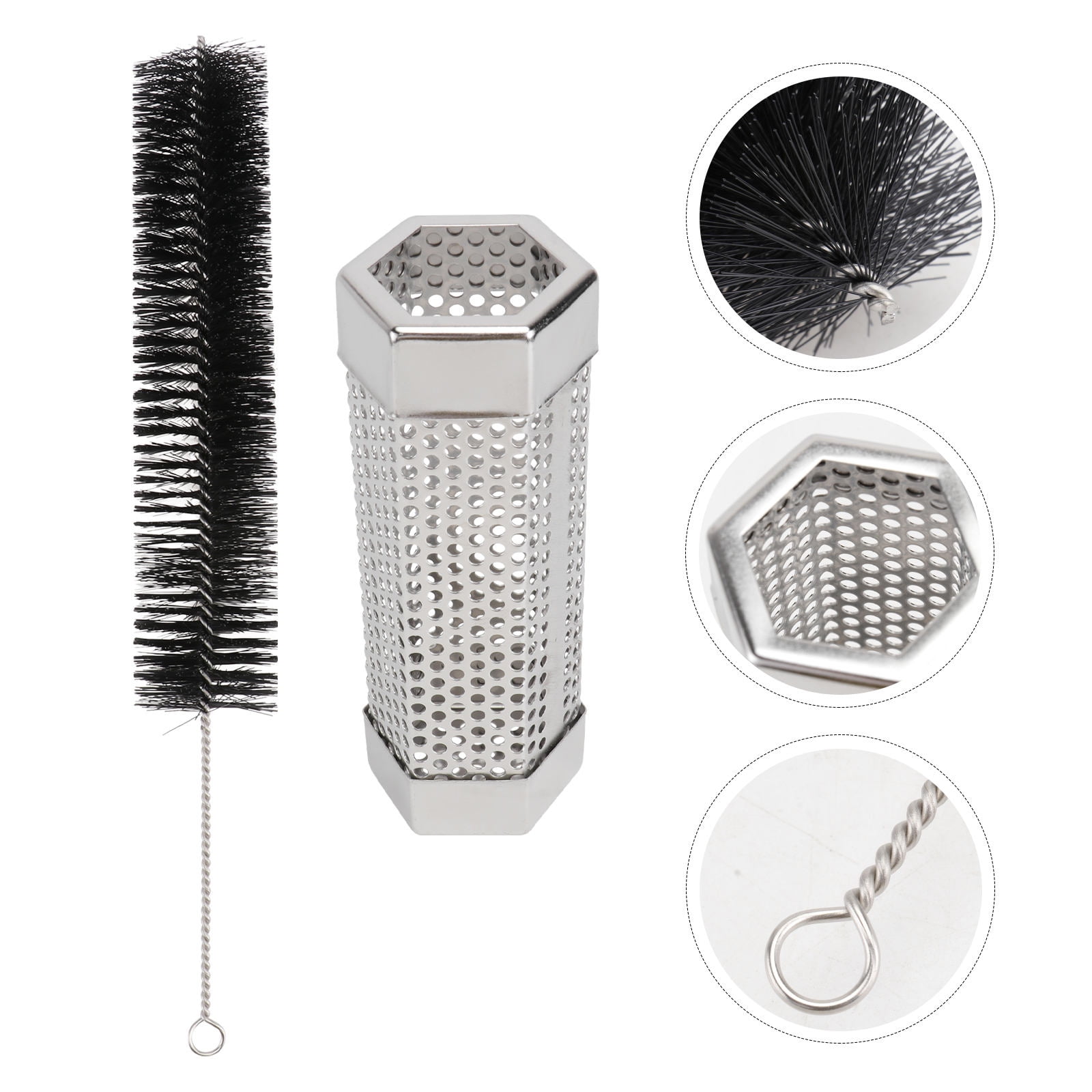 WHAMVOX 1 Set Anti-rust BBQ Smoker Tube Sturdy BBQ Smoke Generator ...