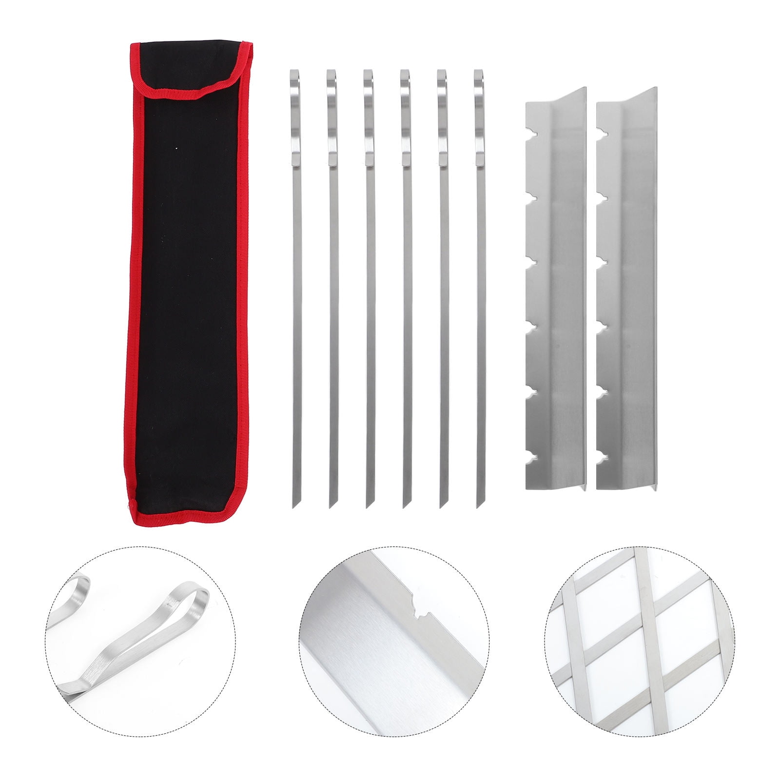 WHAMVOX 1 Set Barbecue Sticks BBQ Roasting Needles Kebab Skewer ...