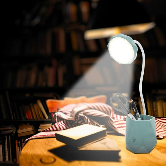 WHAMVOX 1 Set Bendable Table Lamp Charging Book Reading Light Desk Lamp ...
