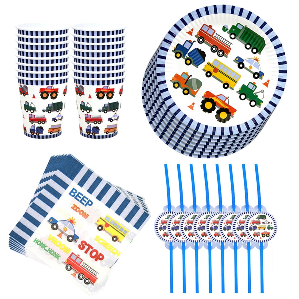 WHAMVOX 1 Set Birthday Themed Party Tablewares Professional Disposable ...