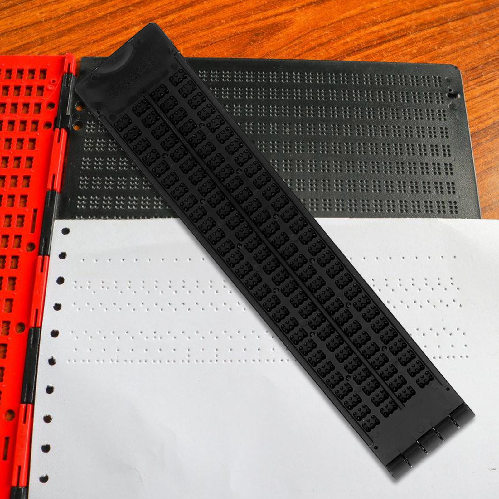 WHAMVOX 1 Set Braille Fingerboard Tools Braille and Stylus Kits 4 Line ...