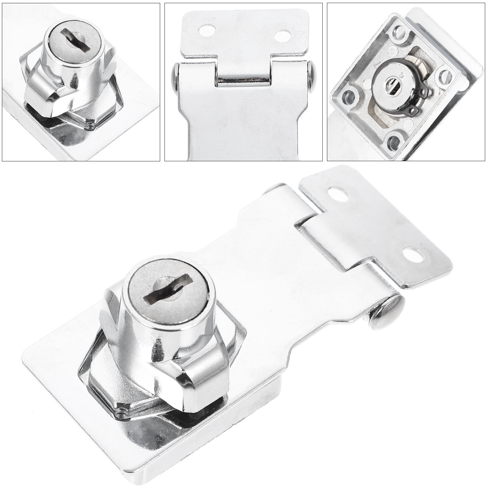 WHAMVOX 1 Set Buckle Lock Glass Display Cabinet Locks Practical ...