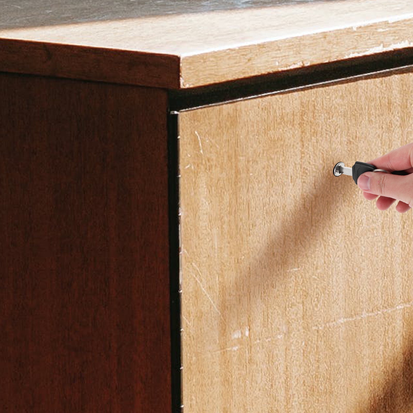 WHAMVOX 1 Set Cabinet Drawer Locks with Keys For Combination Door Lock ...