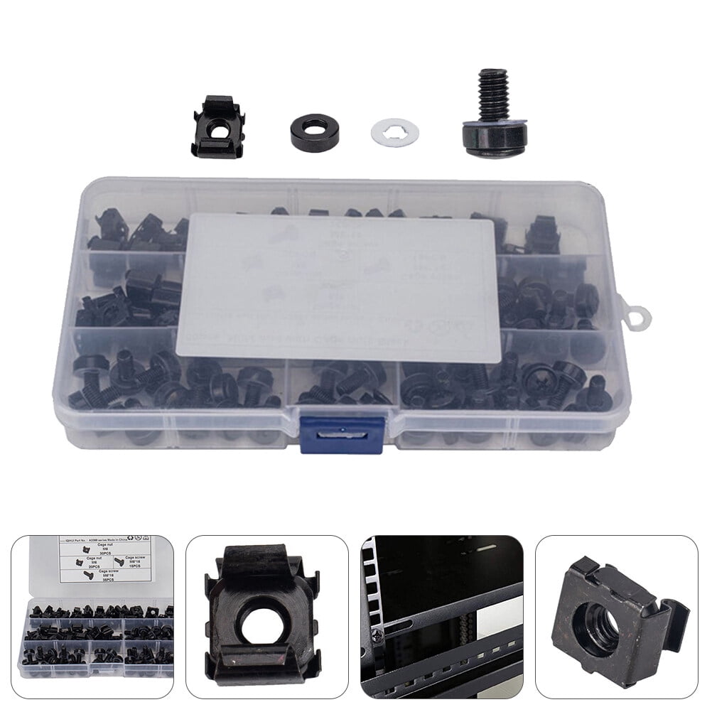 WHAMVOX 1 Set Cage Screws Nuts Server Rack Screws Server Cabinet Screws ...