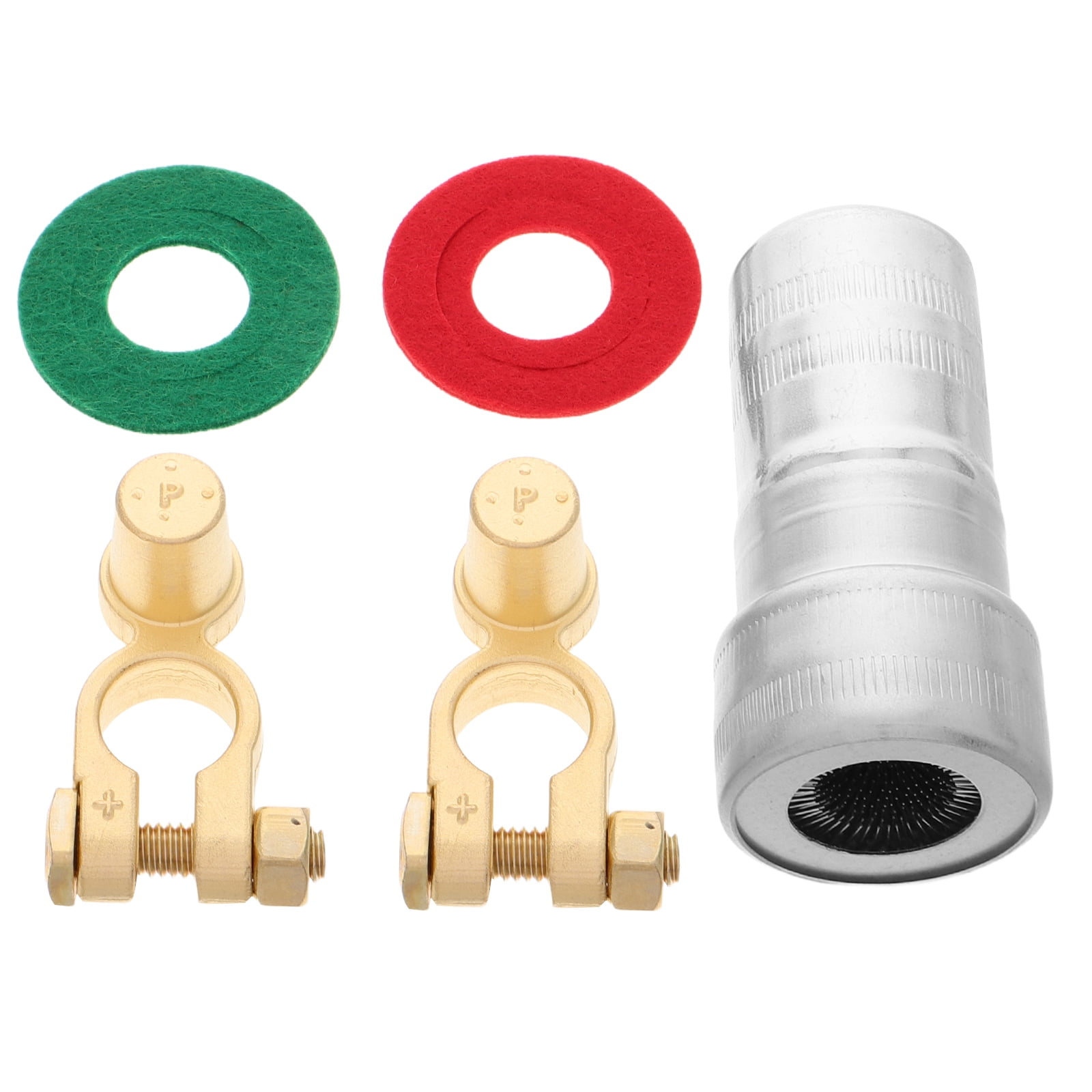 WHAMVOX 1 Set Car Battery Terminal Adapters Car Battery Terminal ...