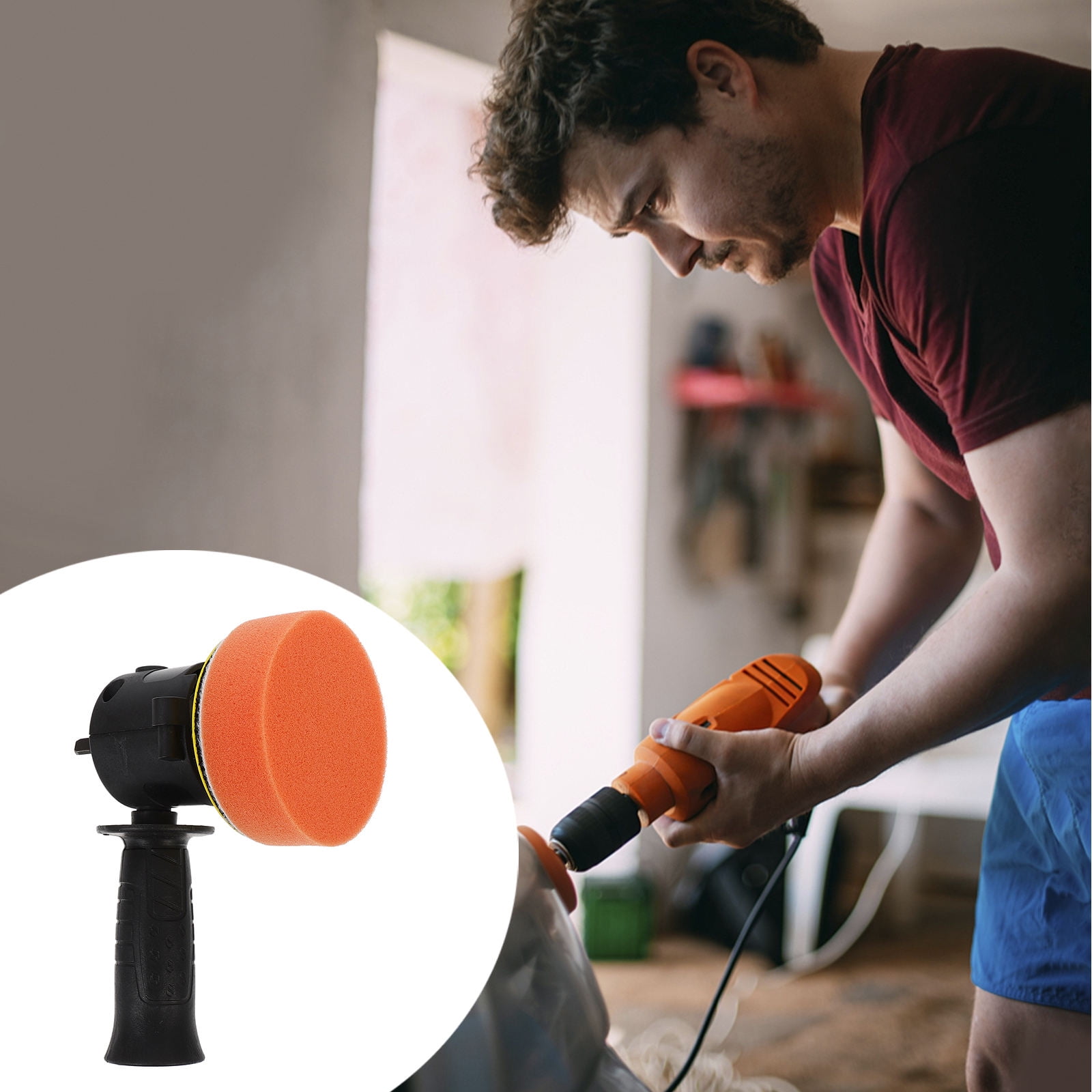 WHAMVOX 1 Set Car Polishing Tool Kit Durable Auto Grinding Tool Kit Car ...