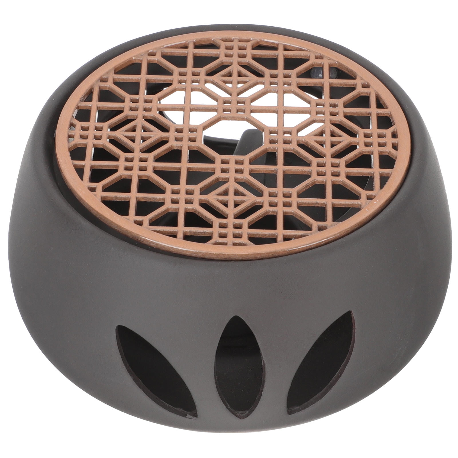 WHAMVOX 1 Set Ceramic Tea Warmer for Home Black Color Keep Warm Tea ...