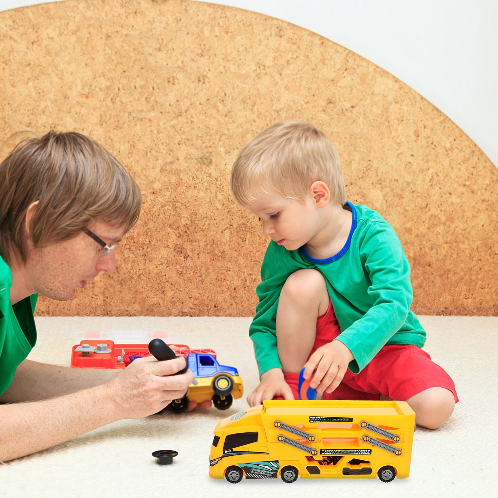 WHAMVOX 1 Set Children Toy Car Engineering Car Model Truck Toy ...