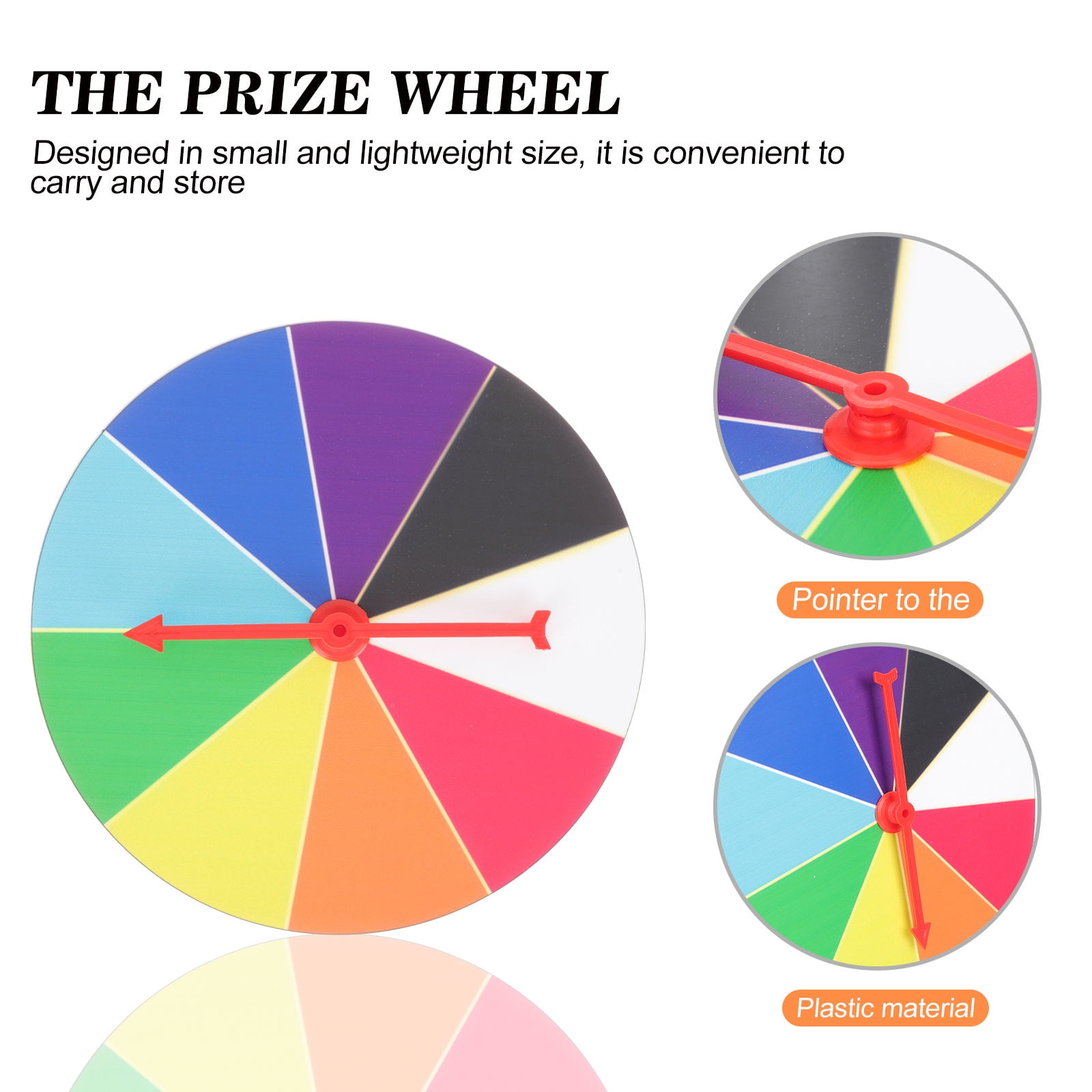 WHAMVOX 1 Set Classroom Kids Fortune Wheel Carnival Lottery Wheel Wall ...