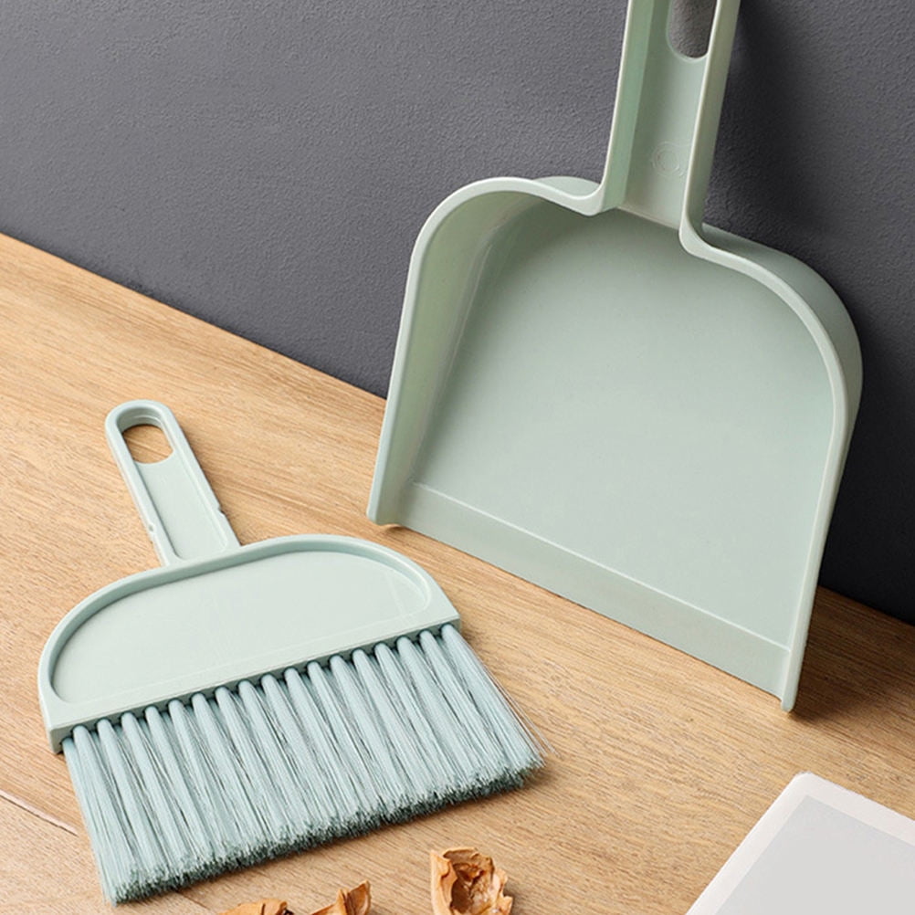 WHAMVOX 1 Set Convenient Mini Broom and Dustpan Portable Small Cleaning ...