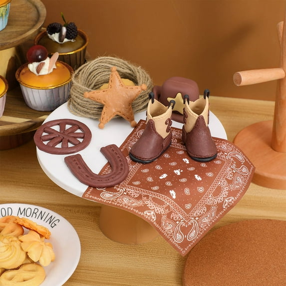 WHAMVOX 1 Set Cowboy Cake Topper For Western Theme Party Cowboy ...