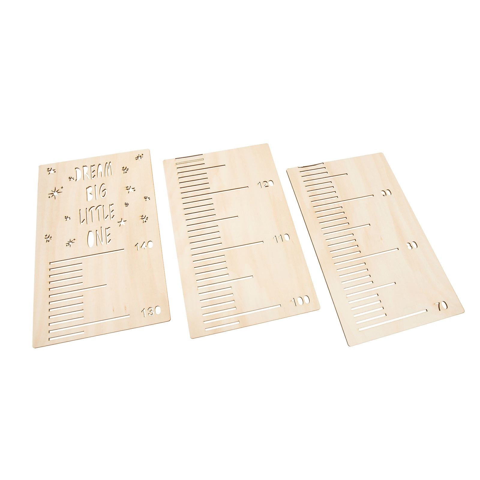 WHAMVOX 1 Set Creative Wooden Splicing Height Measurement Sticker for ...