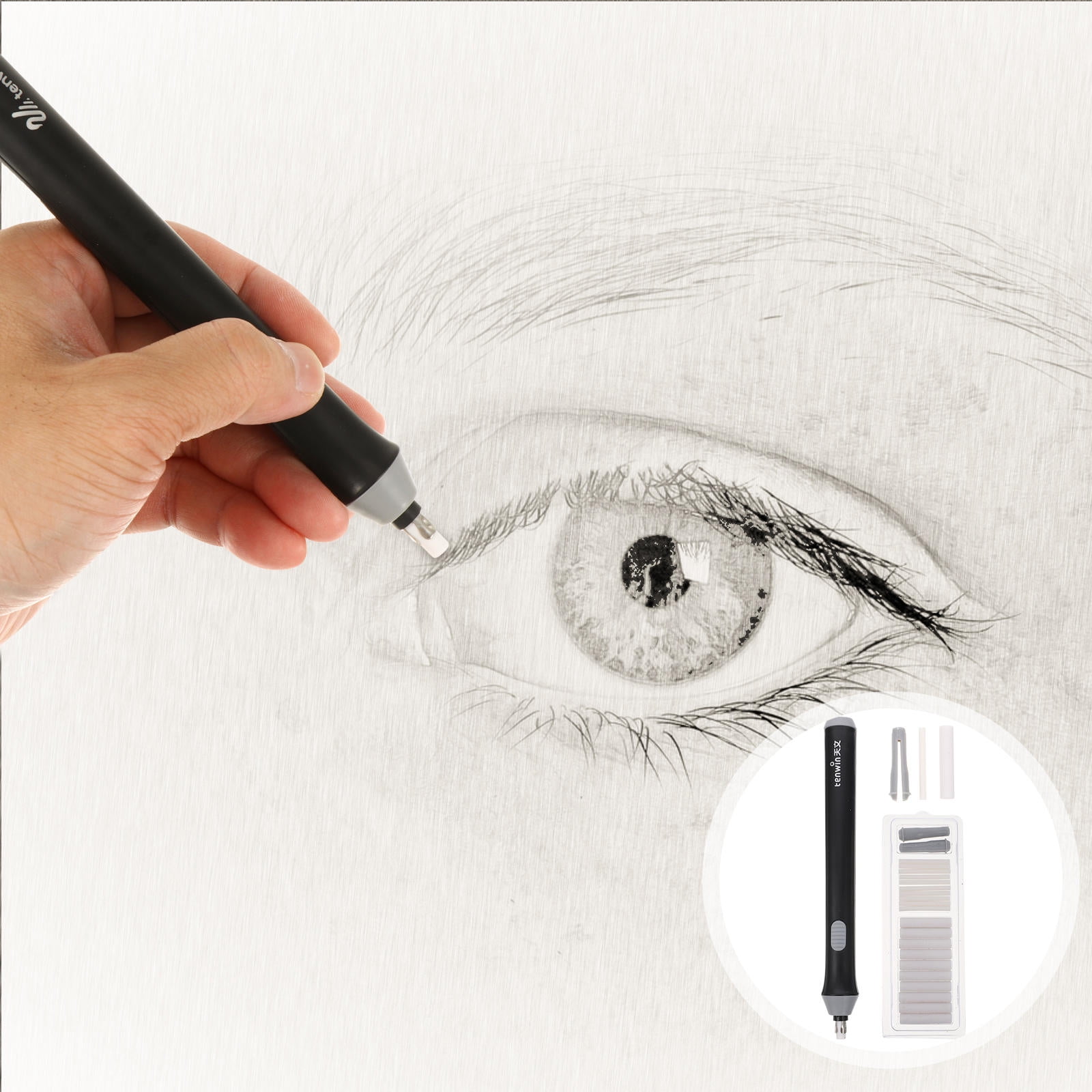 WHAMVOX 1 Set Electric Eraser Art Eraser Auto Eraser Drawing Eraser ...