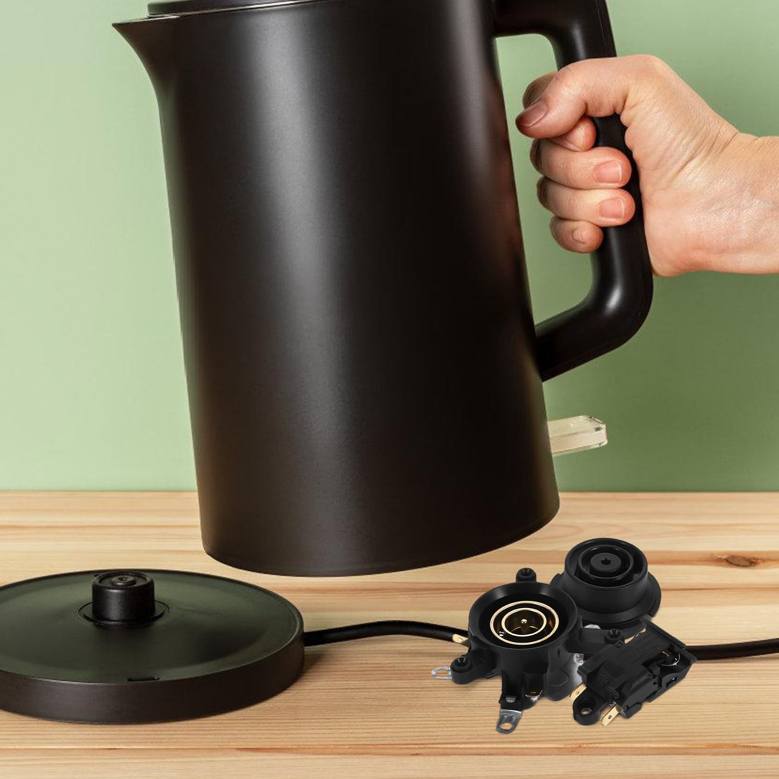 WHAMVOX 1 Set Electric Kettle Thermostat Switch Part Temperature Control Base Kettle Replacement ...