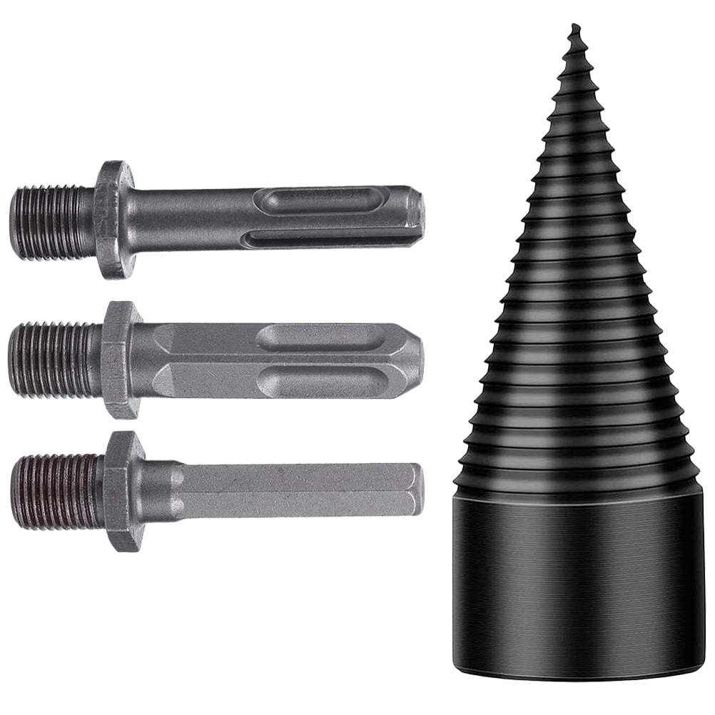 WHAMVOX 1 Set Firewood Drill Bit Wood Splitter Log Splitter 32mm ...