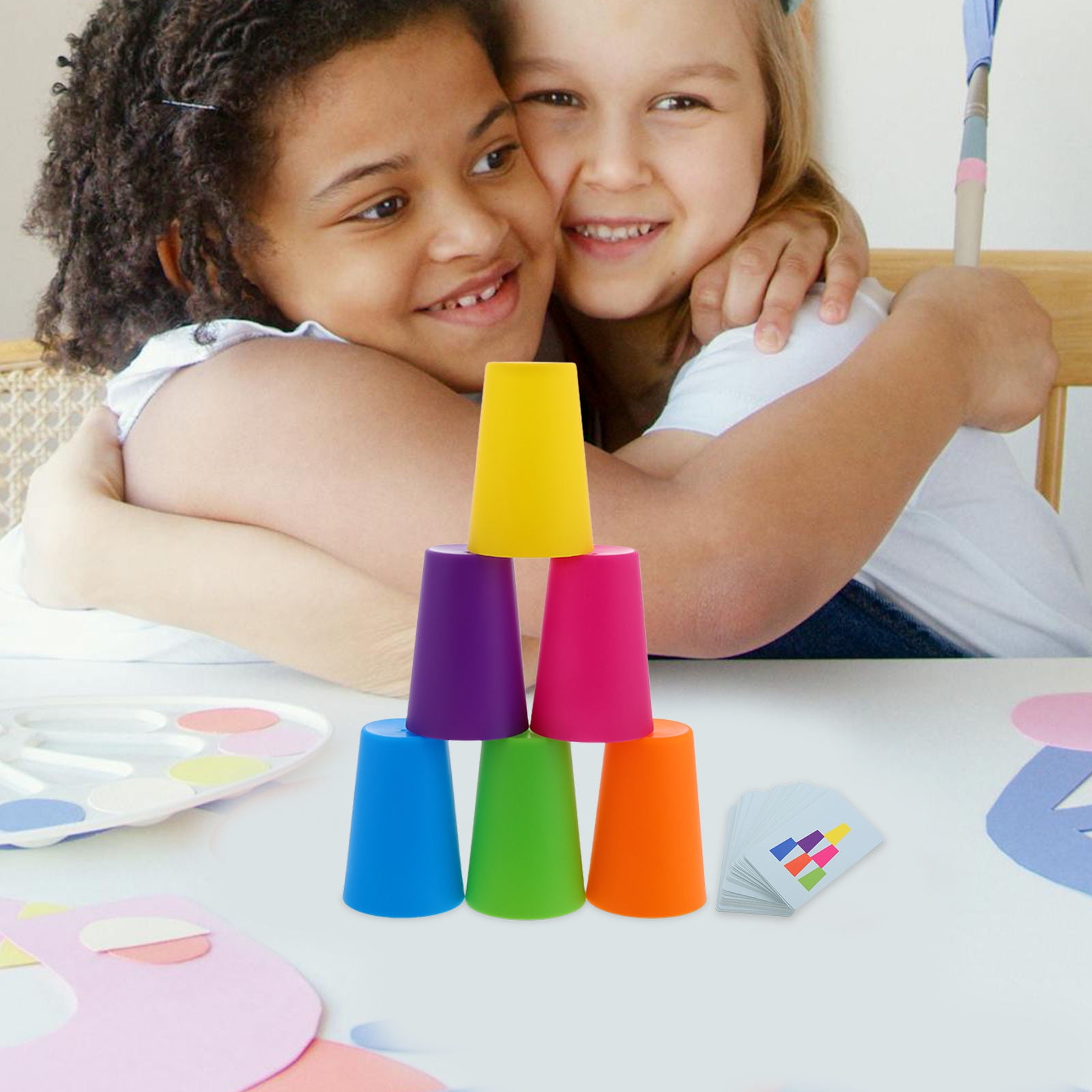 WHAMVOX 1 Set Fun And Engaging Stacking Cup Game For Kids Stacking Cup ...