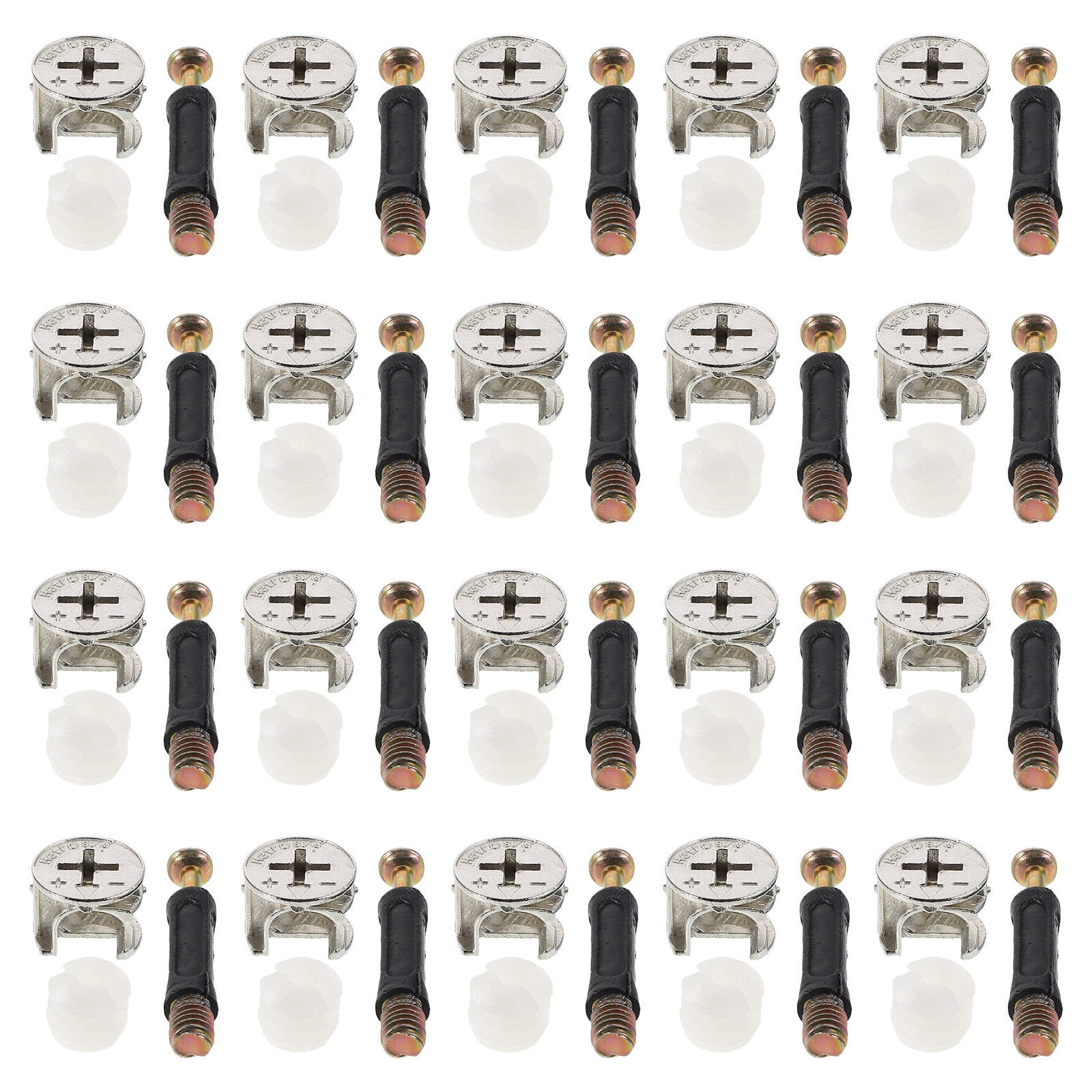 WHAMVOX 1 Set Furniture Connectors Hardware Kit 3-in-1 for Cabinets and ...