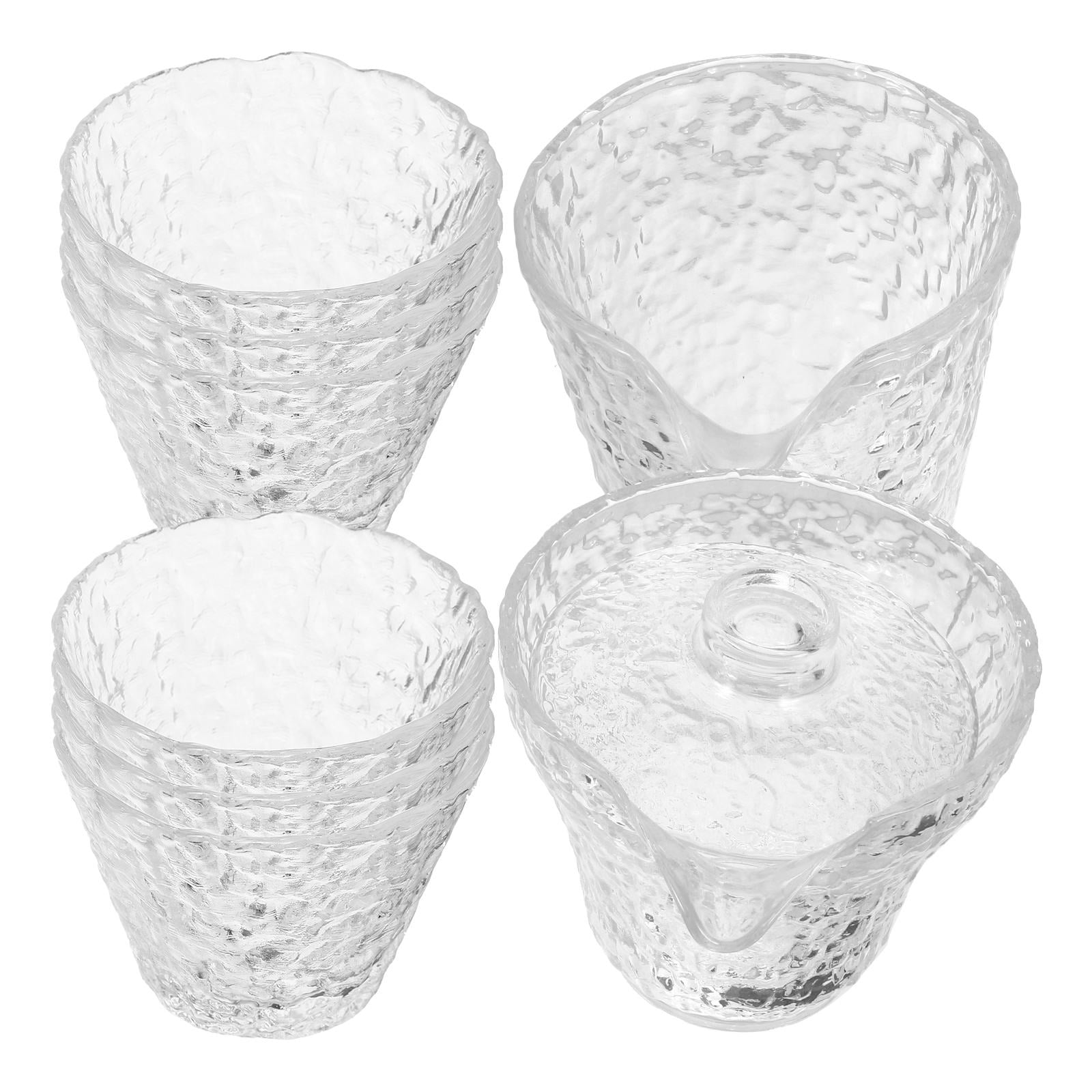 WHAMVOX 1 Set Glass Tea Cups Tea Brewing Kit Tea Serving Teacups Glass ...