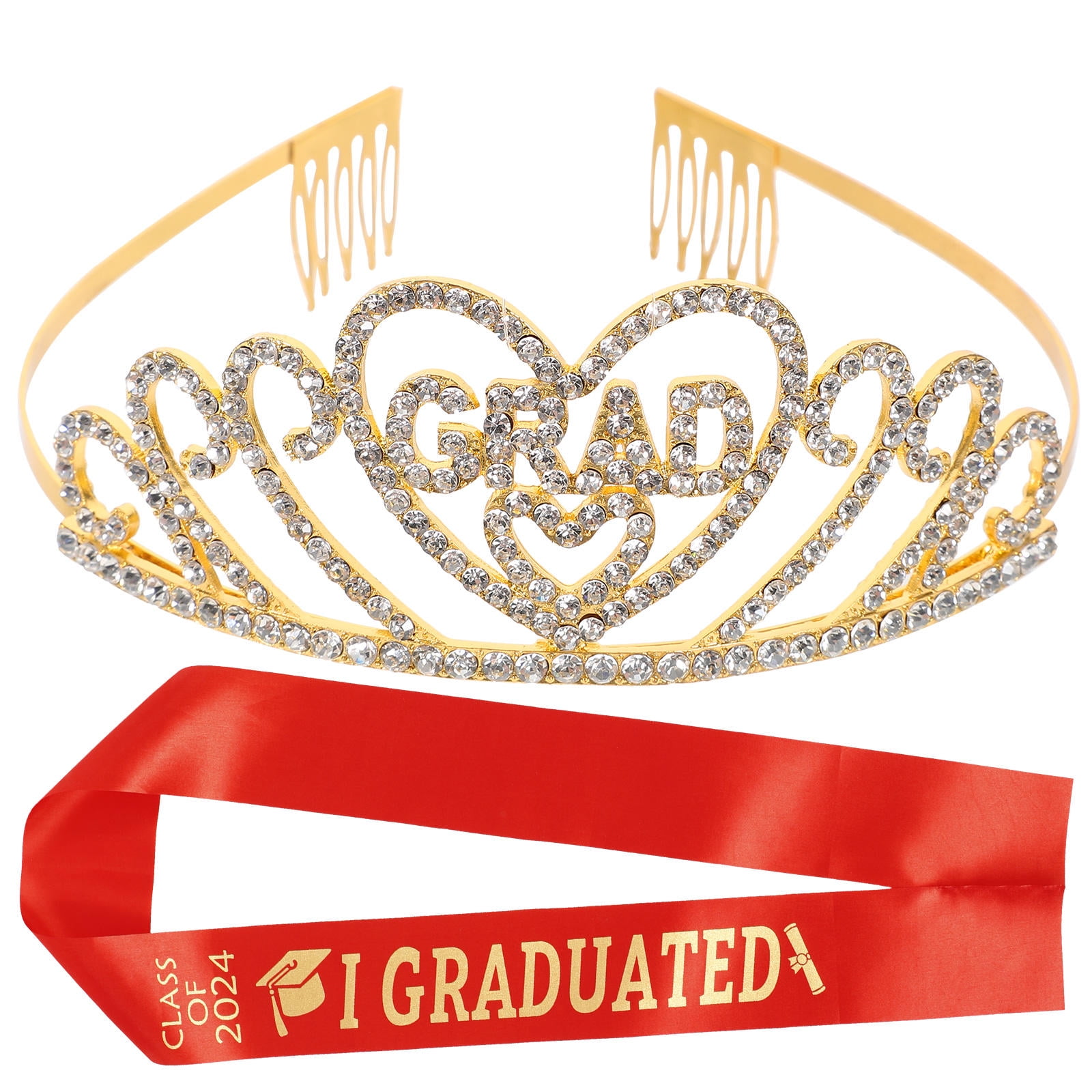 DECORNIJIA Graduation Season Headdress Graduation Tiara Metal 1 Set ...