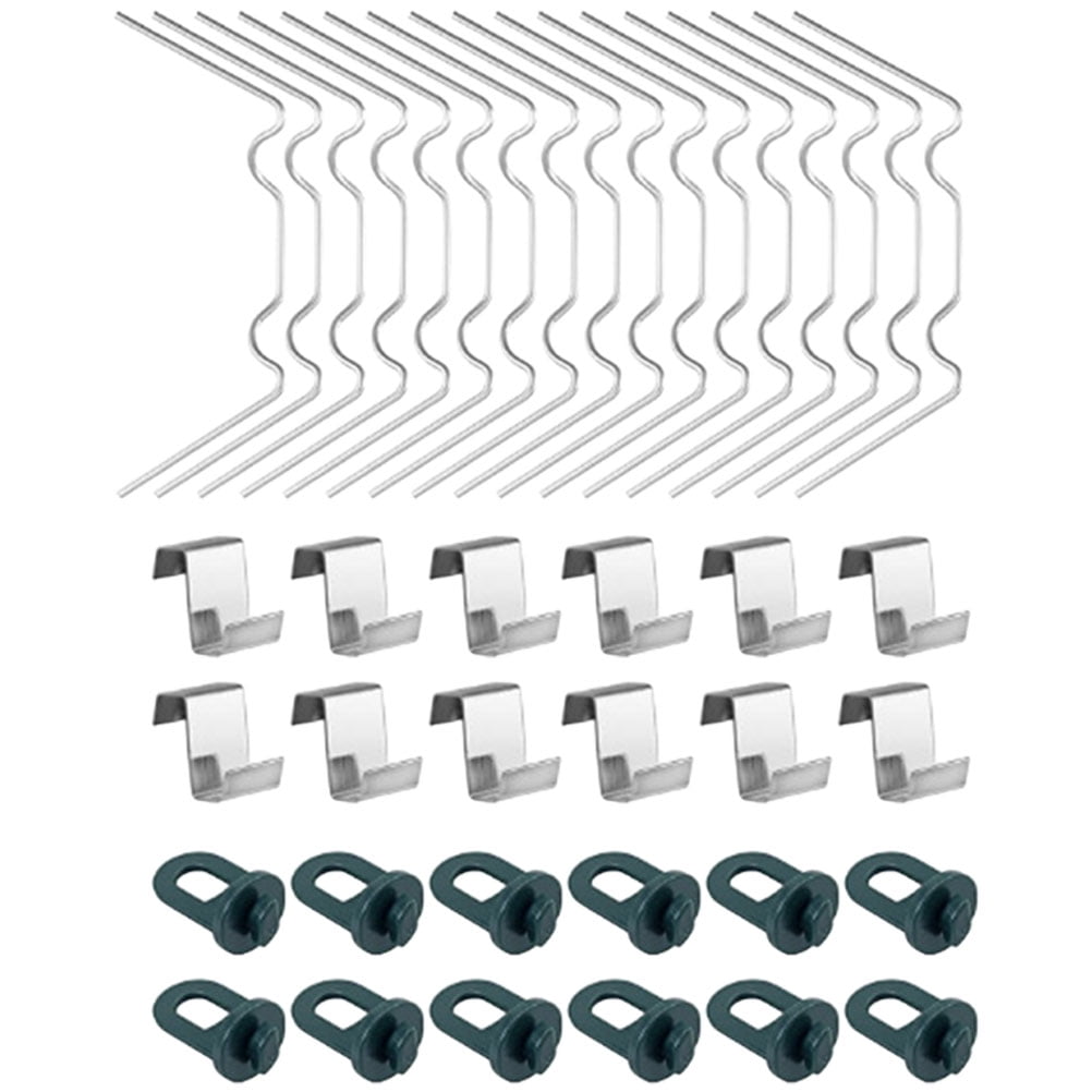 WHAMVOX 1 Set Greenhouse Glazing Clip W-Wire Clips Greenhouse Glazing Z ...