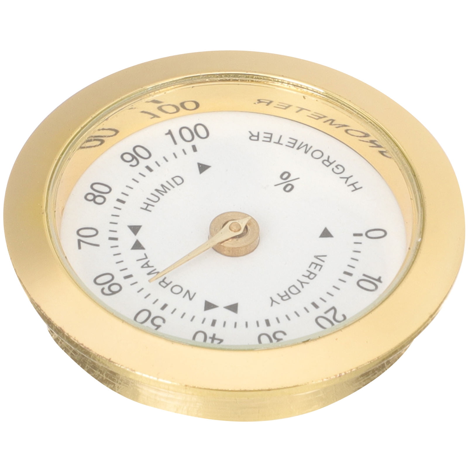 WHAMVOX 1 Set Guitar Hygrometer Golden Round for Musicians and ...