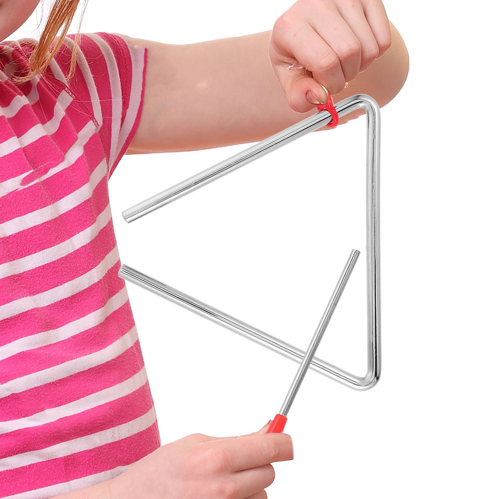 WHAMVOX 1 Set Hand Percussion Triangle Instrument Musical Steel ...