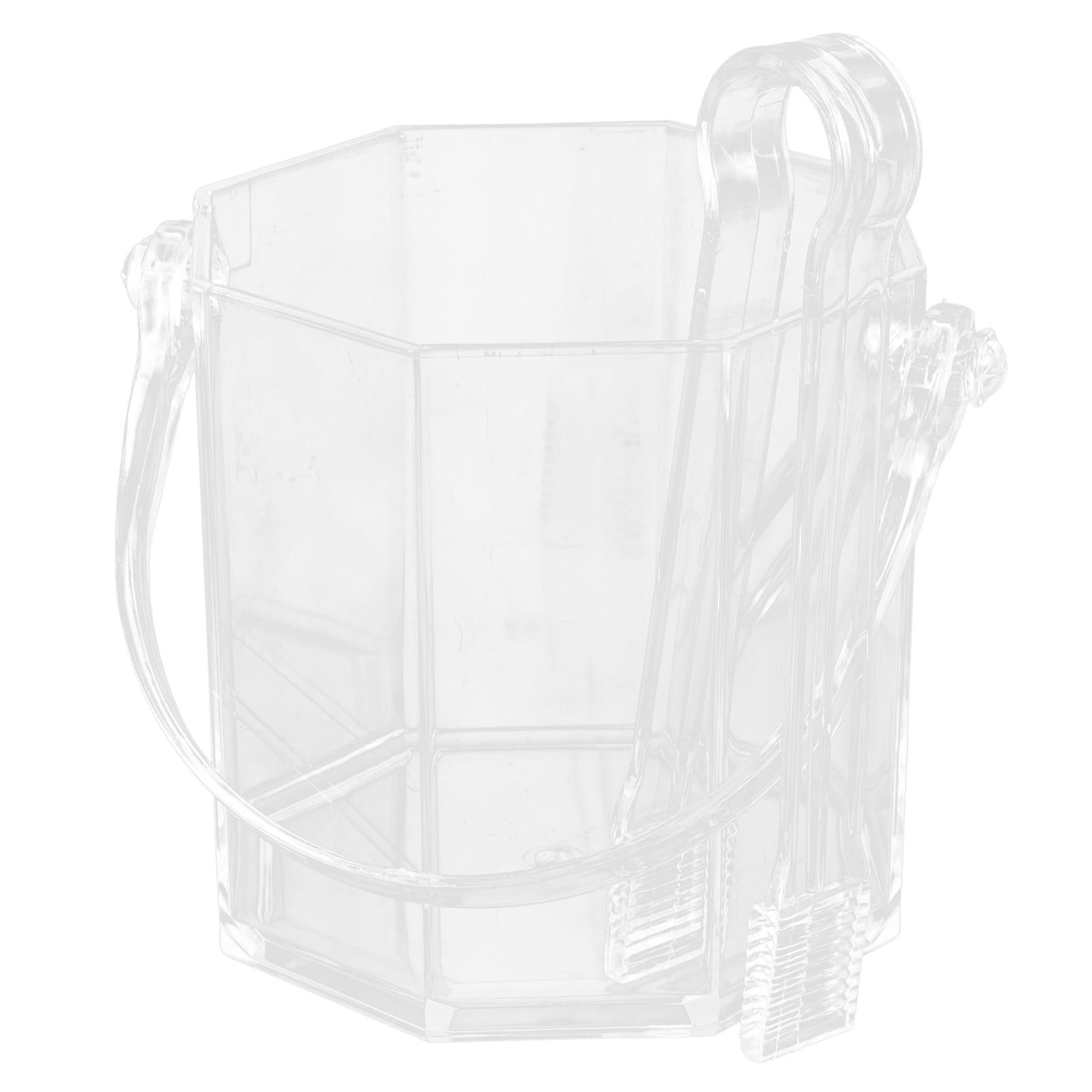 YSNOOWE Desktop Ice Buckets Transparent Acrylic 1 Set 12.0x9.4x4.7in ...