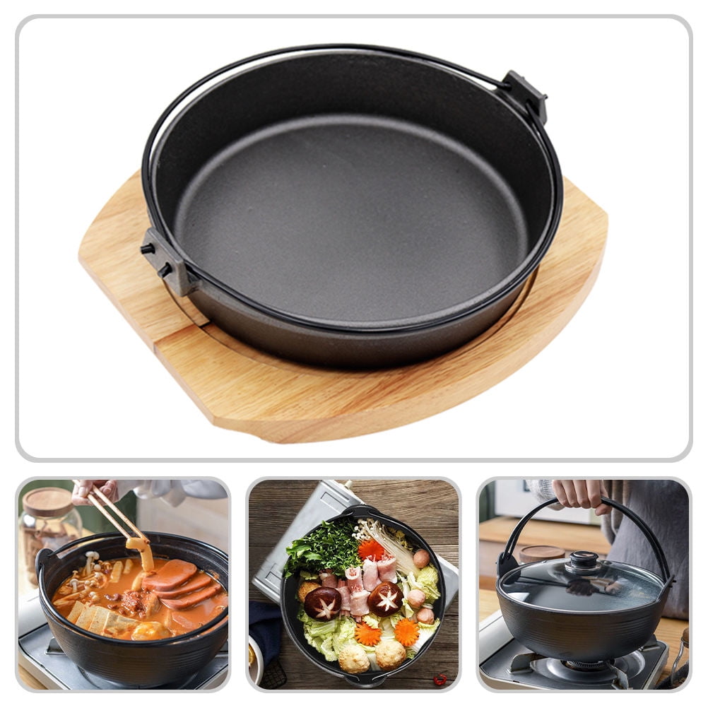 WHAMVOX 1 Set Japanese Sukiyaki Pot Cast Iron Cooking Pot Household ...