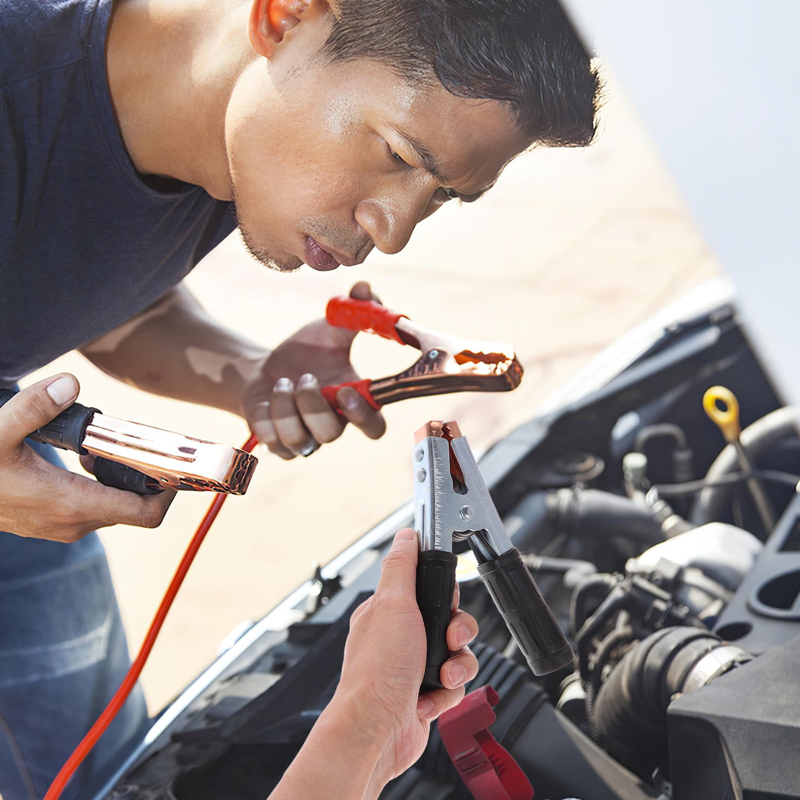 WHAMVOX 1 Set Jumper Cable Clamp Battery Jumper Cable Clamp Jumper ...