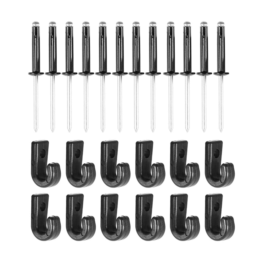 WHAMVOX 1 Set Kayak Lashing Hook With Rivet Rivet Lashing Kit For Kayak ...