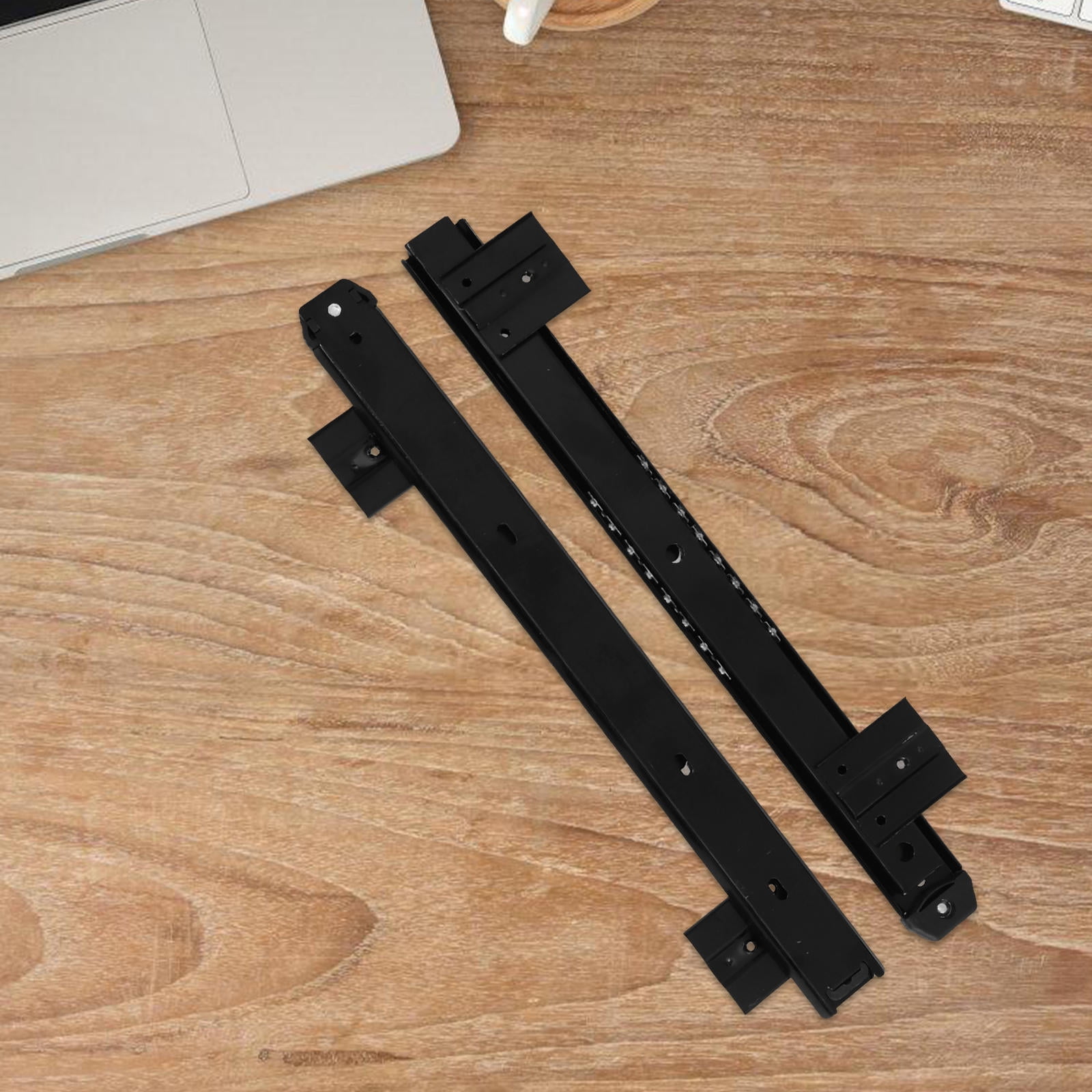 Whamvox 1 Set Keyboard Tray Slide Drawer Rail Cabinet Glide And Slide Track Guide For Replace
