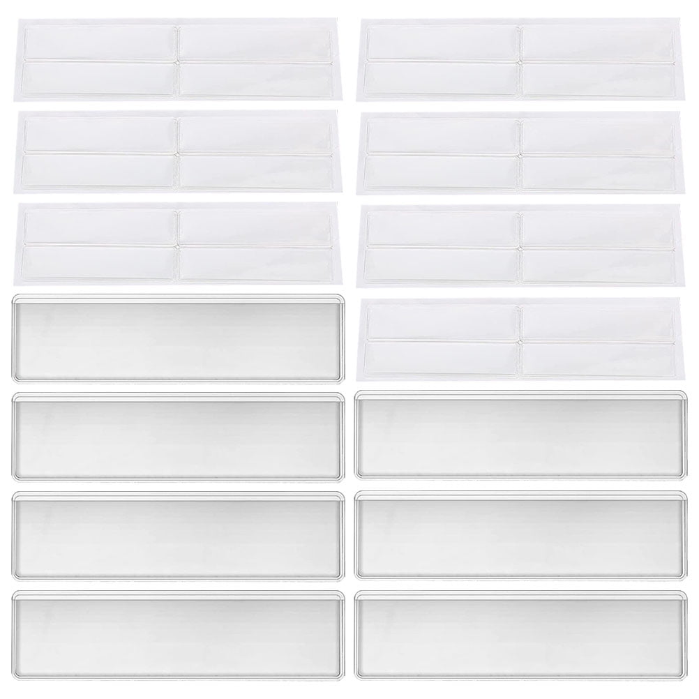 WHAMVOX 1 Set Label Storage Pockets Clear Label Bags Delivery Box Card ...