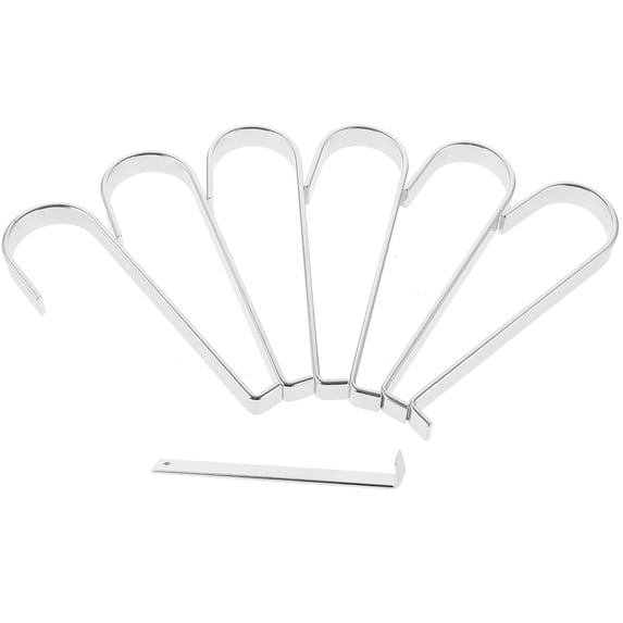WHAMVOX 1 Set No Drilling Stainless Steel Hook Wall Mounting Hooks for ...