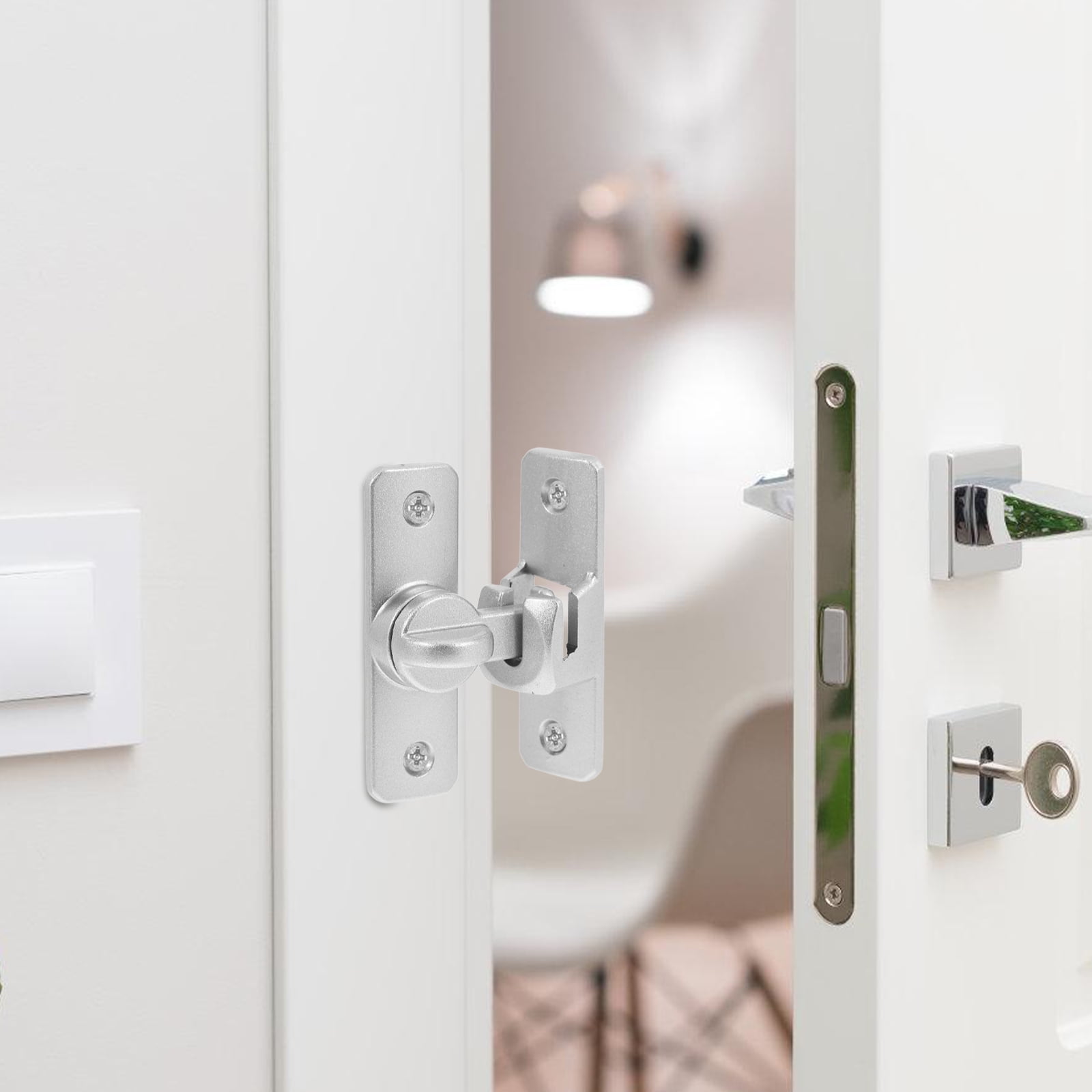 WHAMVOX 1 Set Of Fence Latch Barn Door Lock Hinged Door Latch Lock For ...