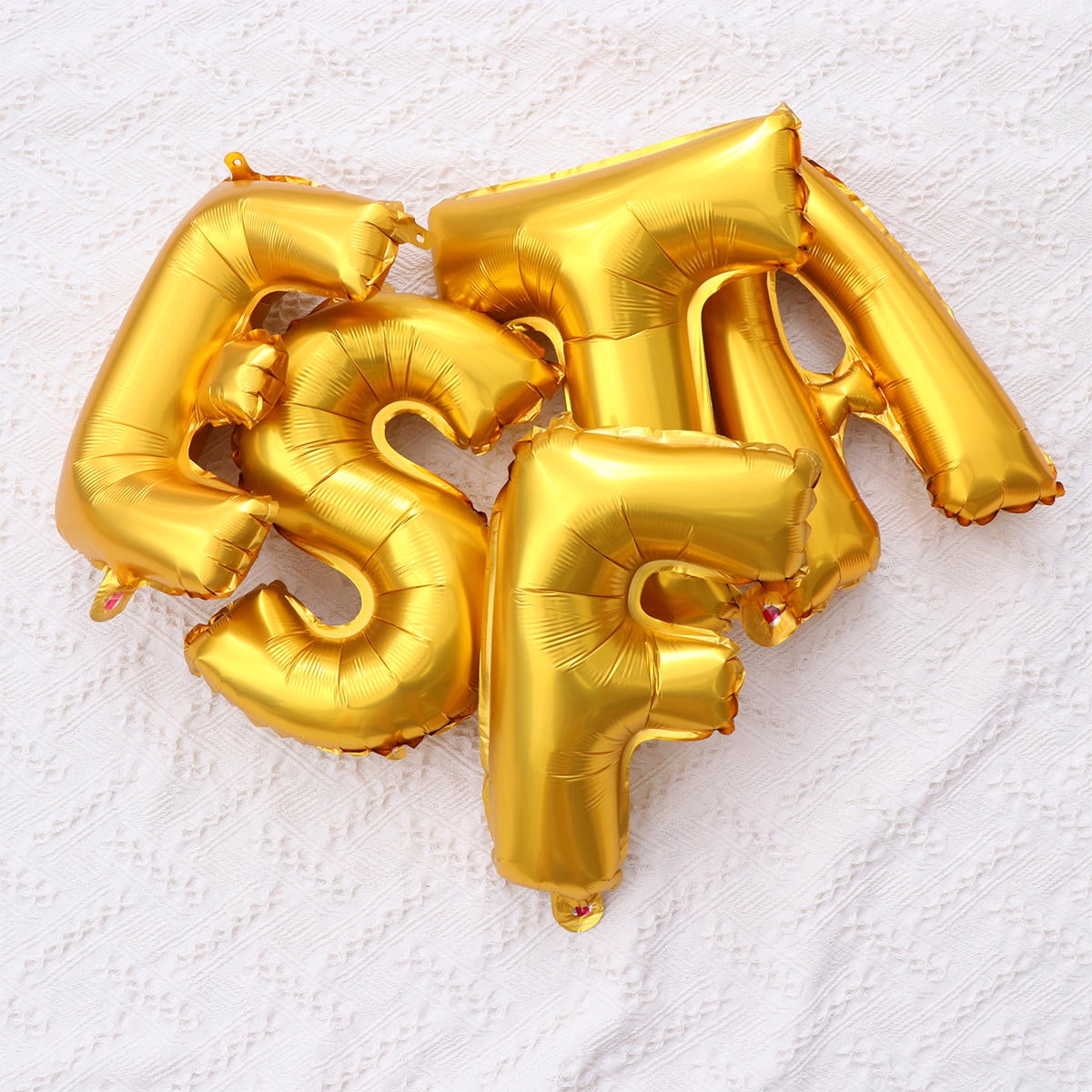WHAMVOX 1 Set Party Balloon Decor Letter Balloons Aluminum Foil ...