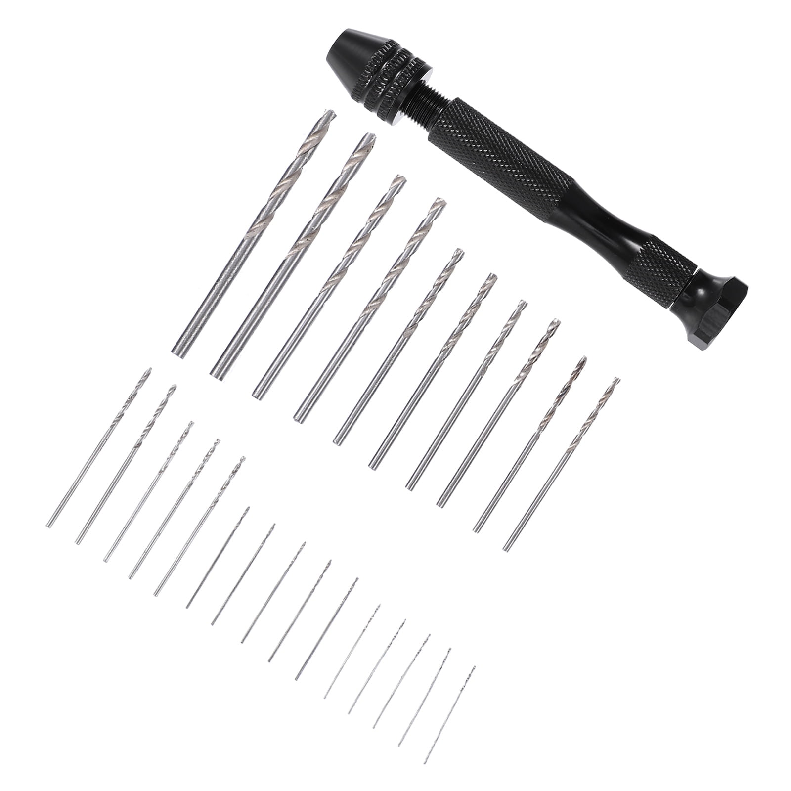 COMPUKAS Hand Drill Bits Set Aluminum 1Set 3.54X0.59X0.31in - Walmart.com