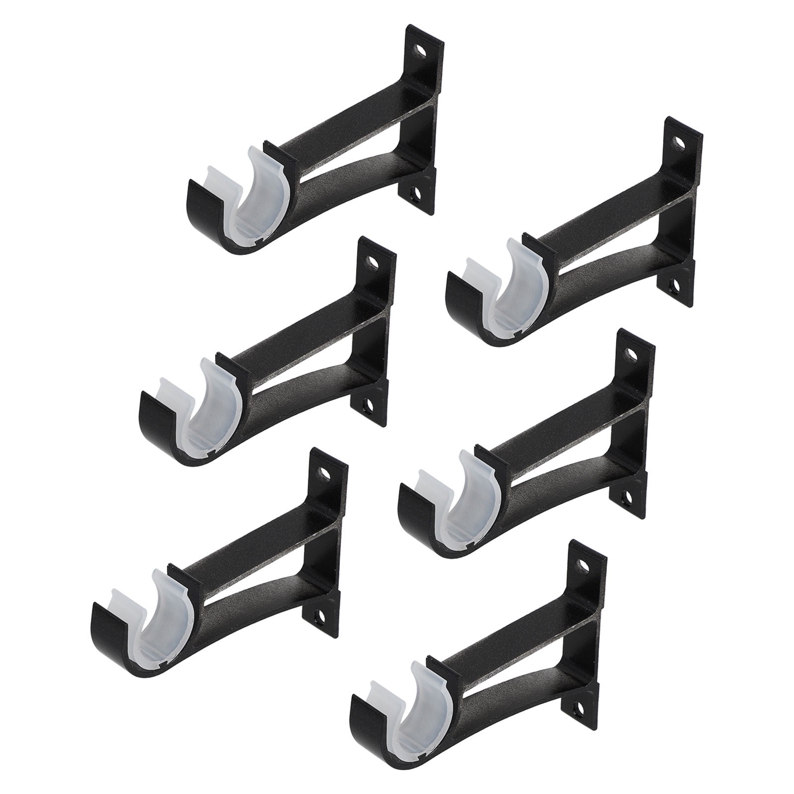 WHAMVOX 1 Set Professional Curtain Rod Brackets Curtain Rod Supports ...
