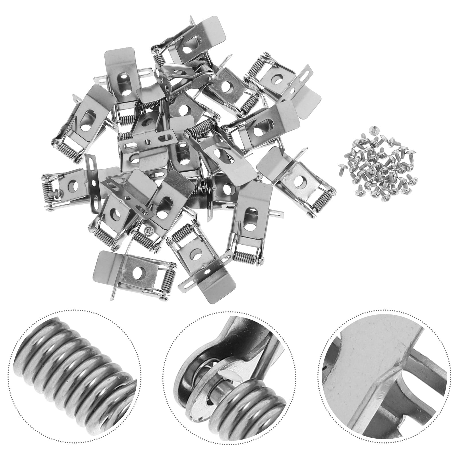 WHAMVOX 1 Set of Recessed Light Fixture Clips Spring Clamps Recessed ...