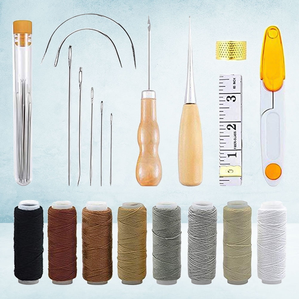 WHAMVOX 1 Set Special Hand Sewing Kit Hand Stitched Tool Set Leather ...
